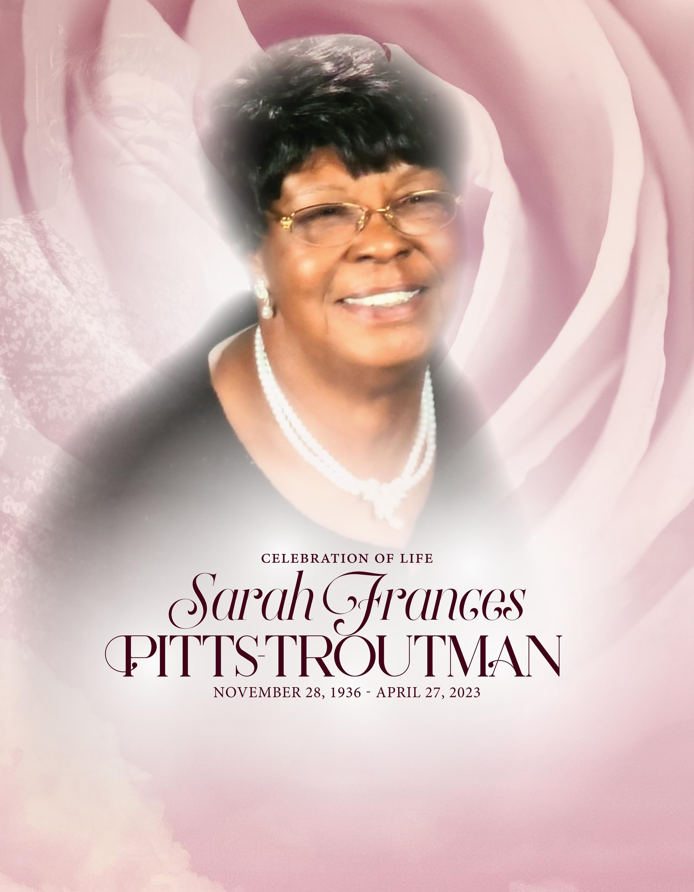 Sarah Frances Pitts-Troutman Memorial by CHRISTOPHER MARCS DESIGN - Issuu