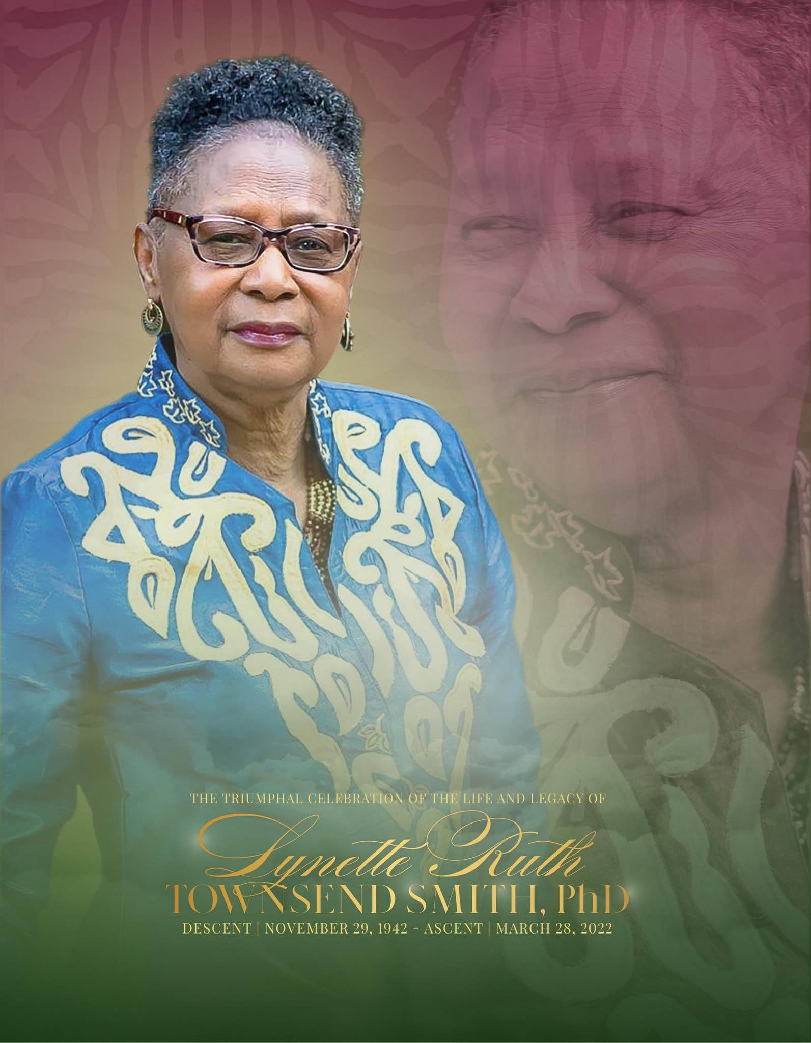 Dr. Lynette Townsend Smith Memorial by CHRISTOPHER MARCS DESIGN - Issuu