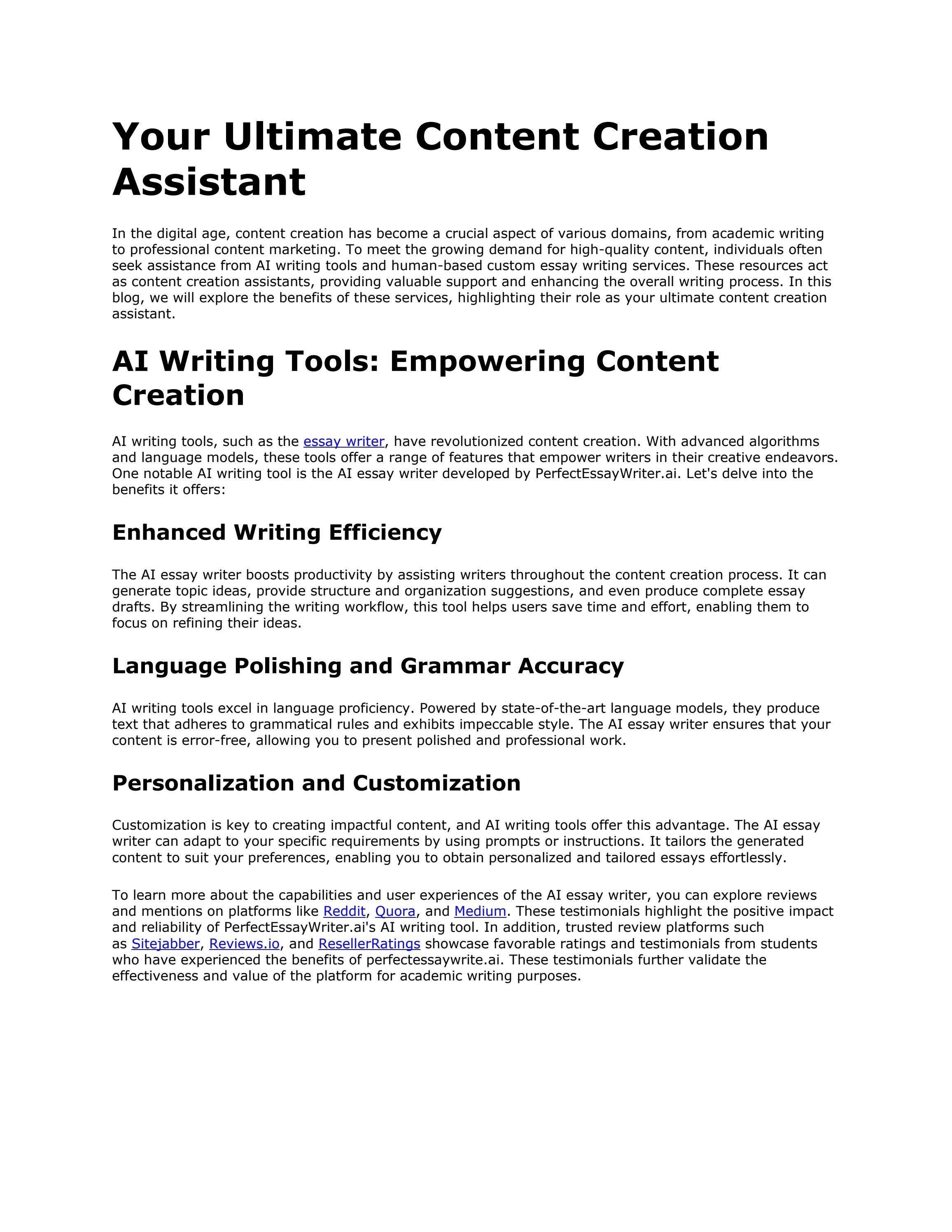 Your Ultimate Content Creation Assistant by Willie Smith - Issuu