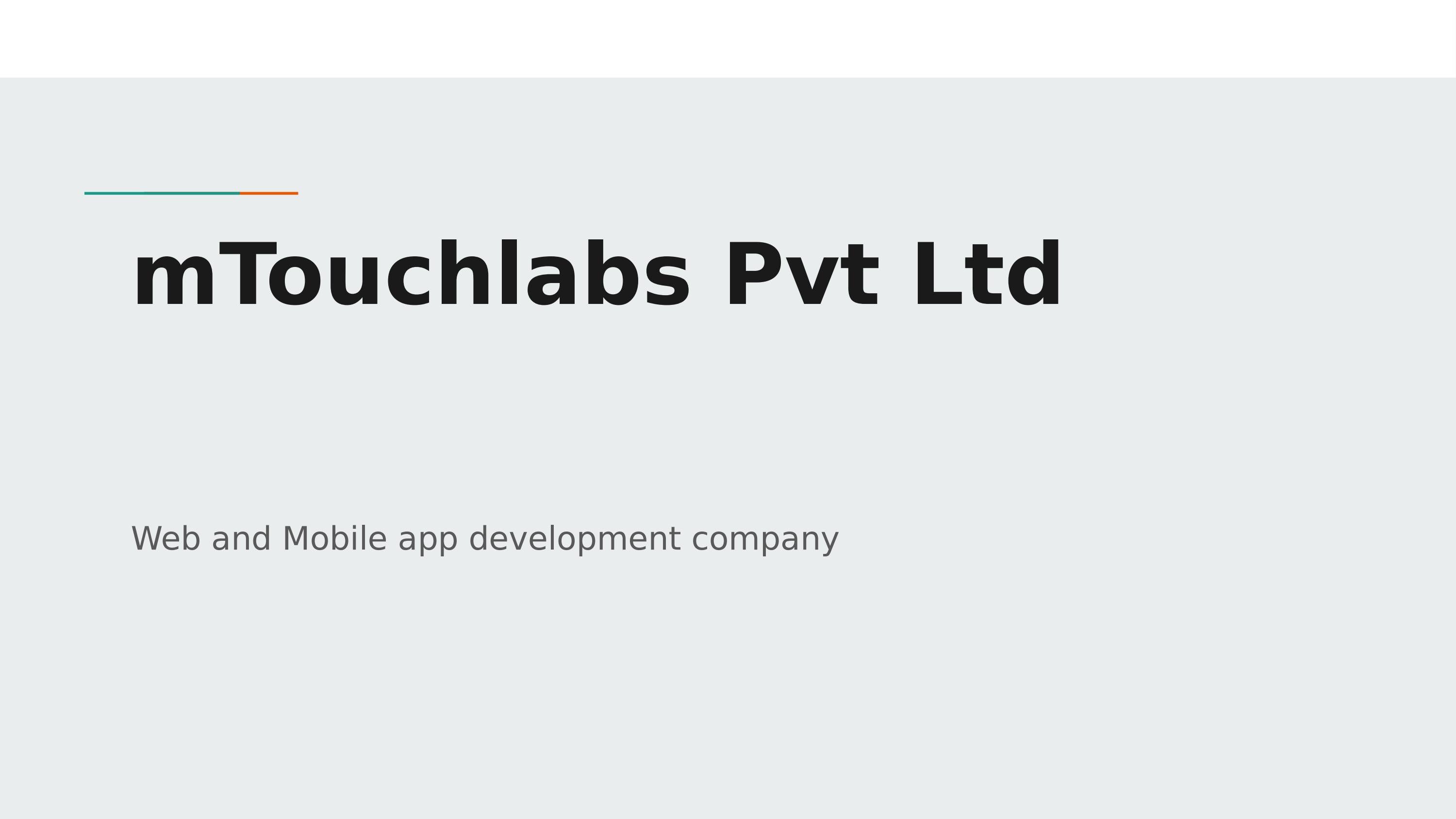 Android App Developers Company by mTouch Labs - Issuu