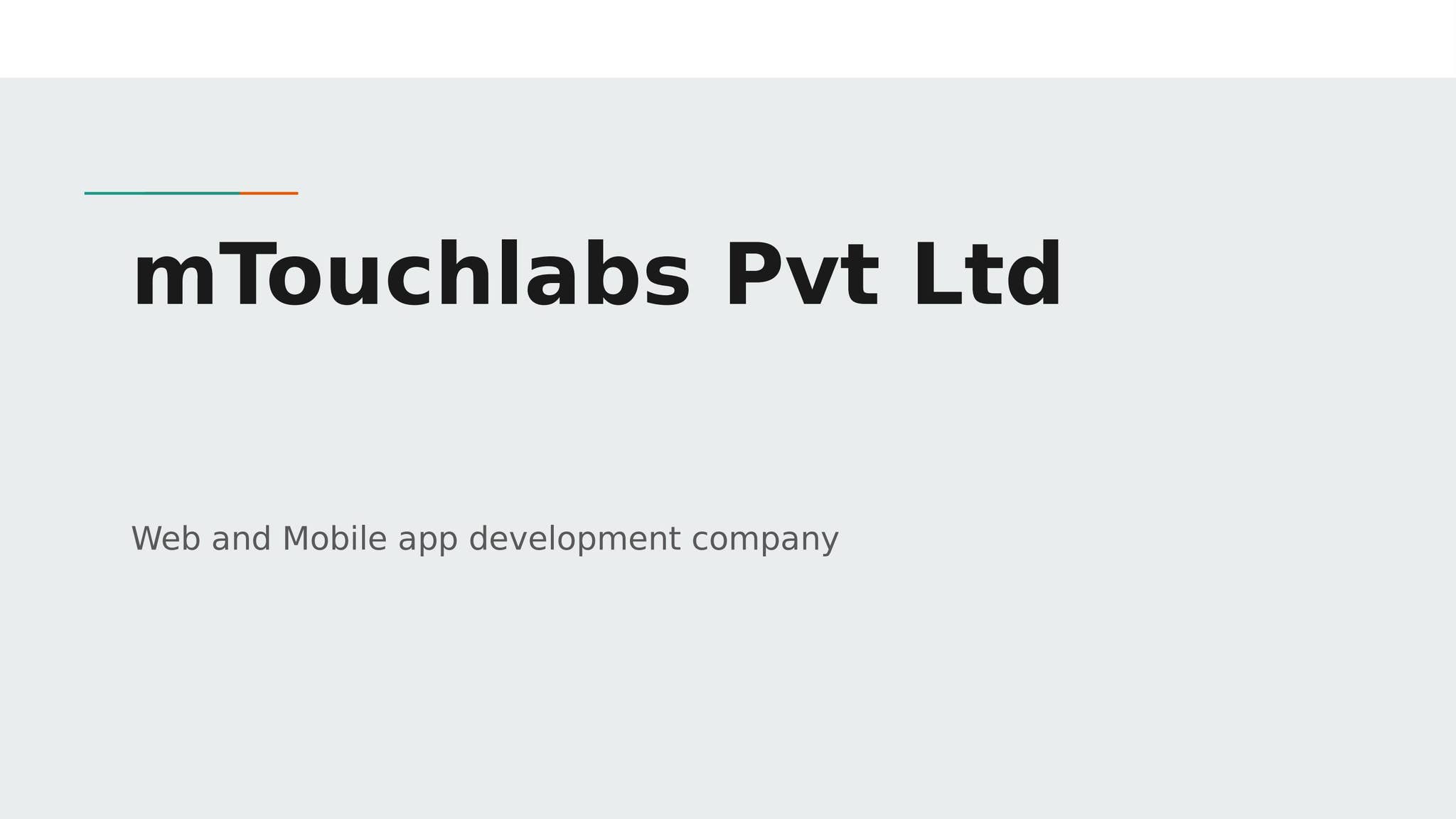 Android App Developers Company by mTouch Labs - Issuu