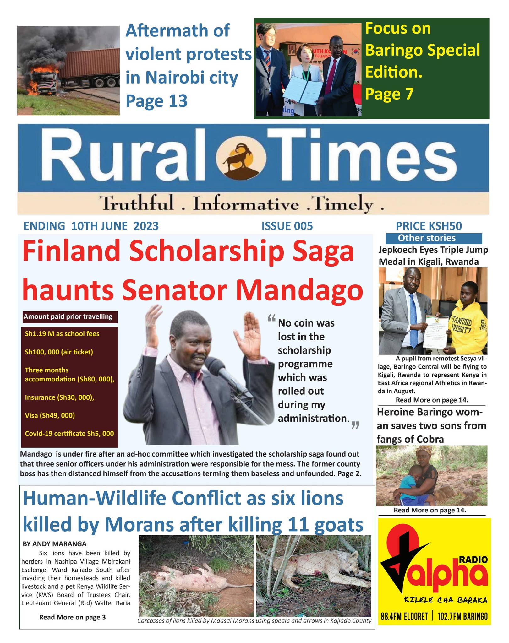 The Rural Times Newspaper May Edition 2023 by ruraltimesnews.com - Issuu