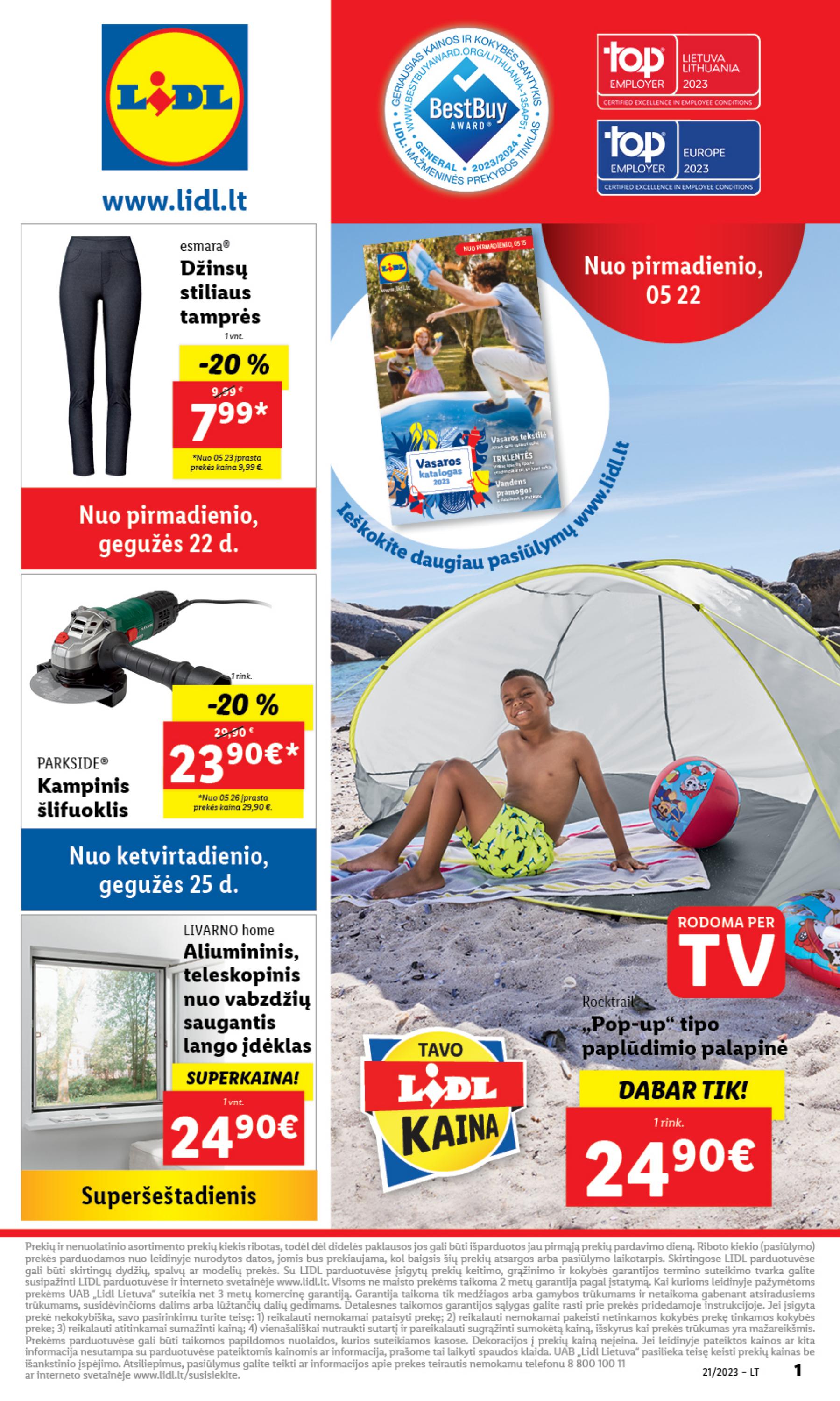 Lidl Ne Maisto Prekių Pasiūlymai 2023 05 22 2023 05 28 By Lidl