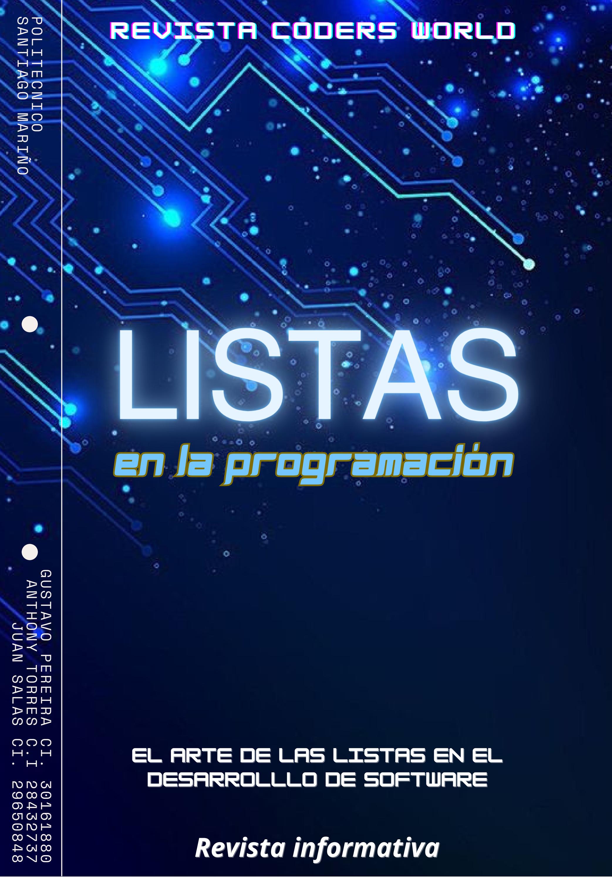 Listas en la Programacion by anto_1806 - Issuu