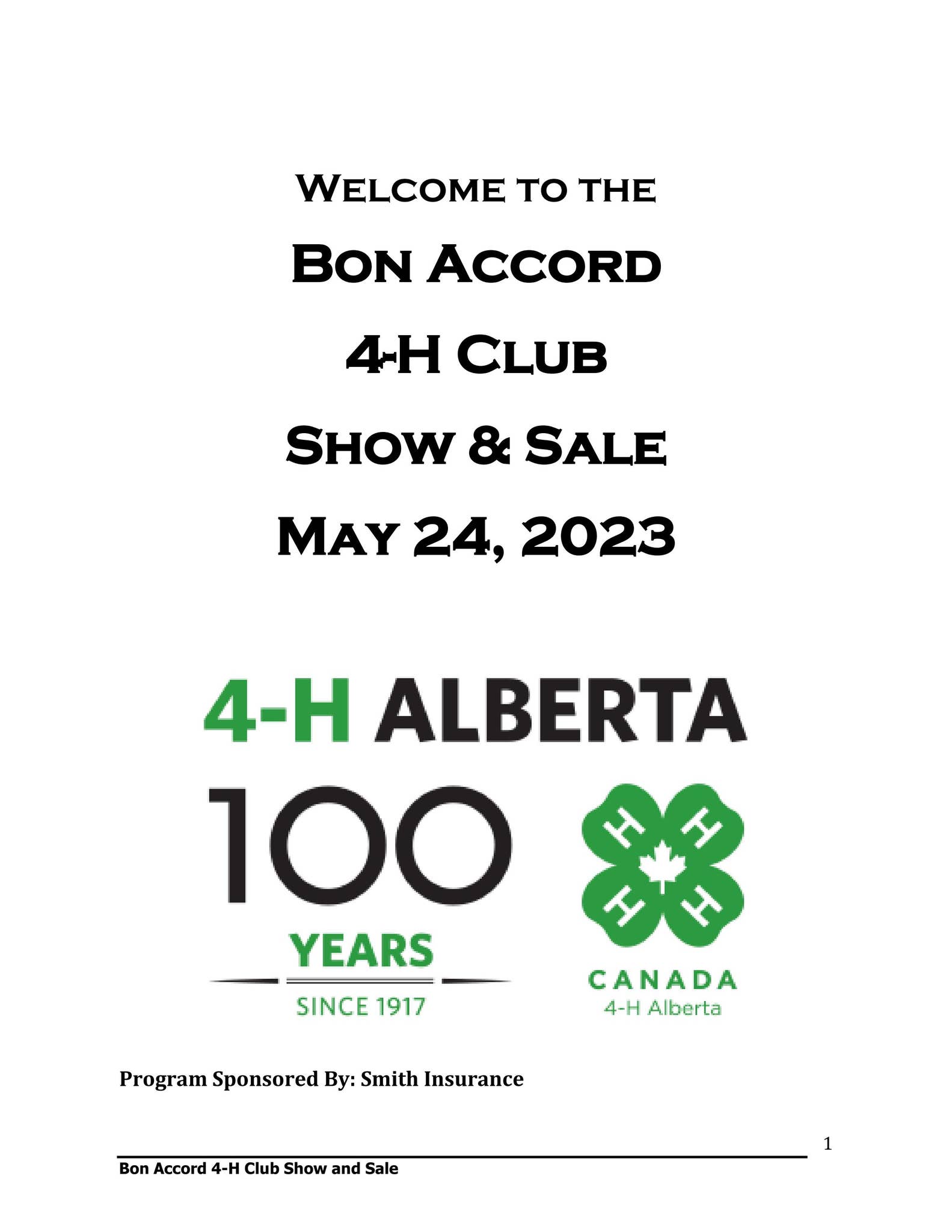 Bon Accord 4H 2023 Show and Sale by Erin Spooner - Issuu