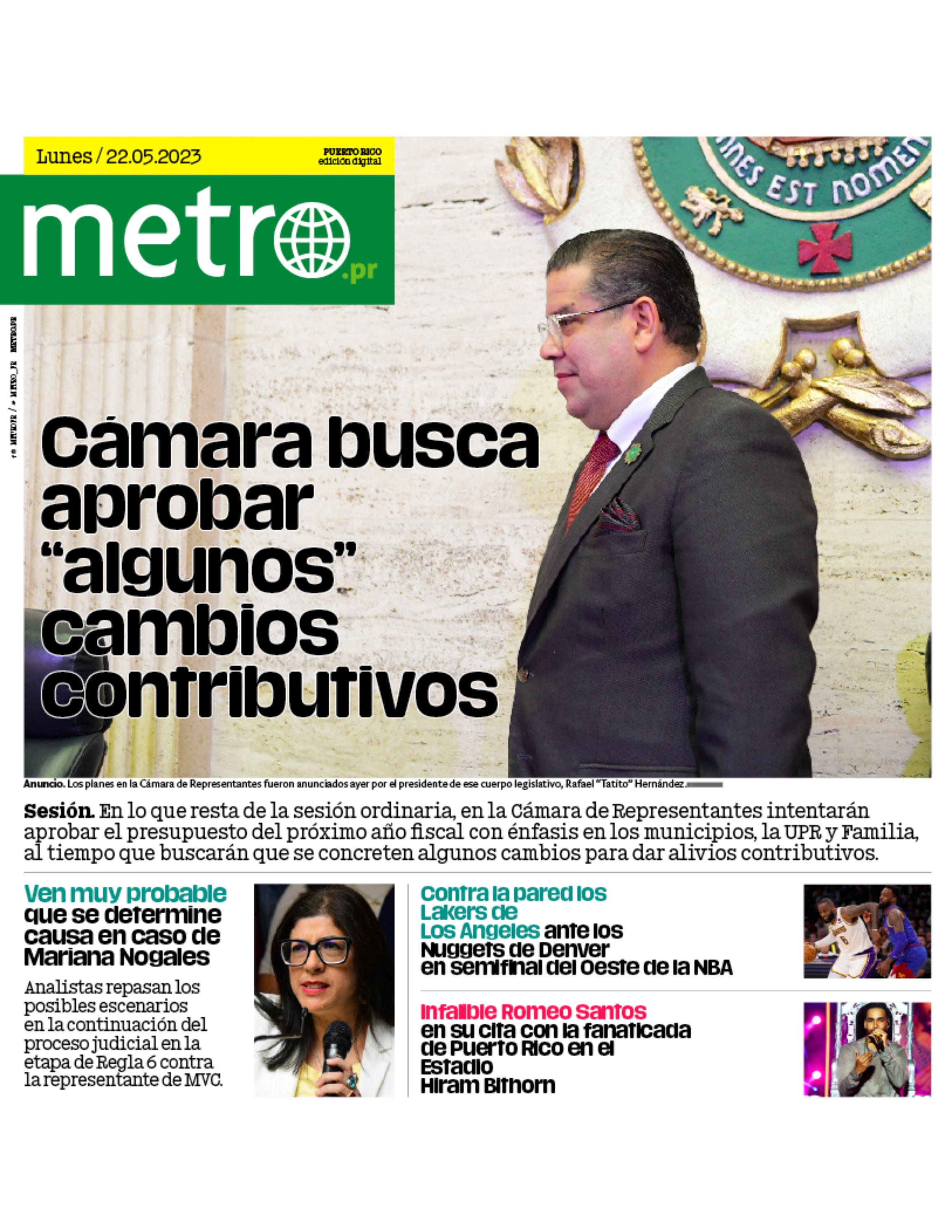 20230522Portada by Metro Puerto Rico - Issuu