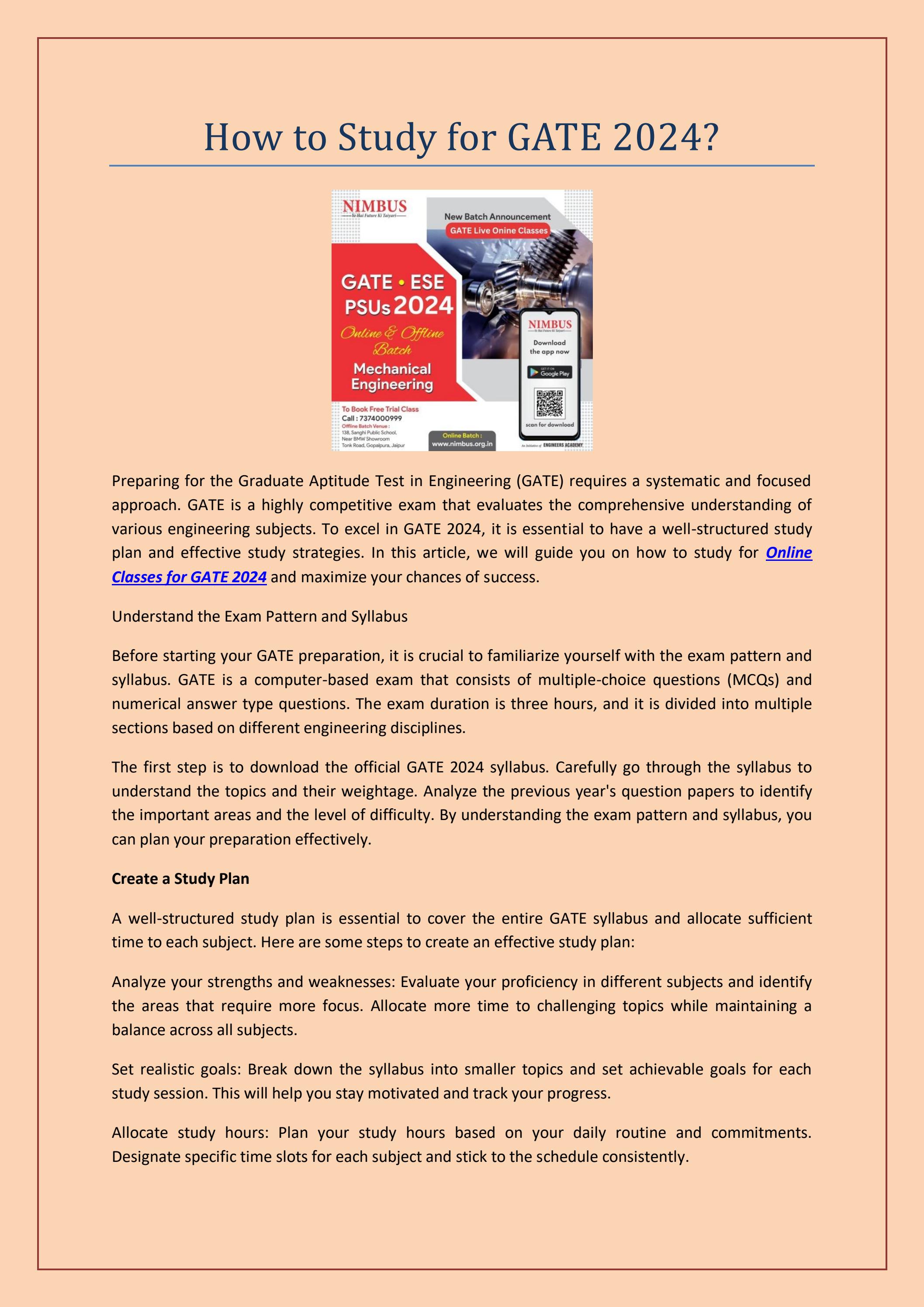 How To Study For GATE 2024 By NIMBUS Issuu how-to-study-for-gate-2024-by-nimbus-issuu