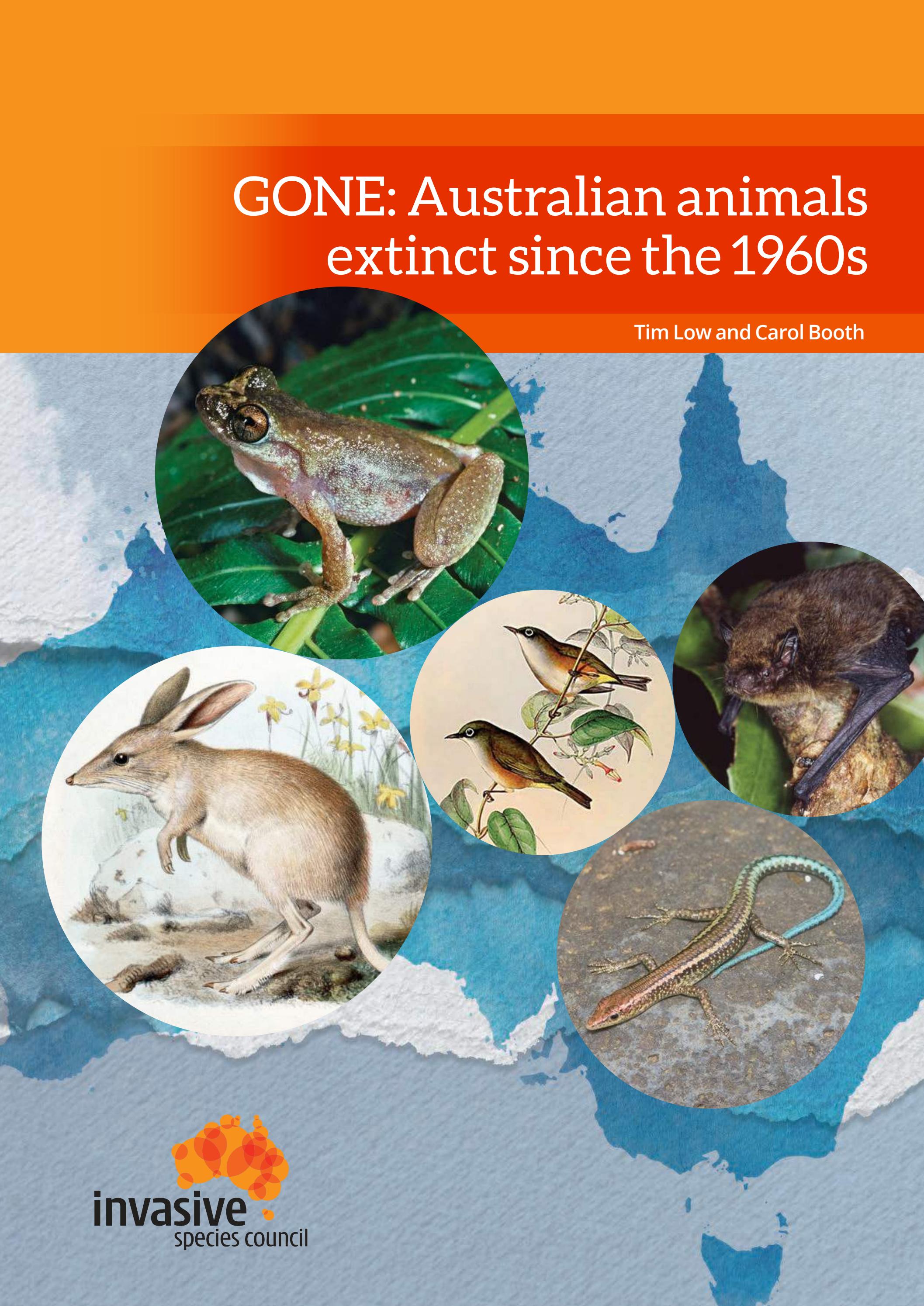 GONE: Australian animals extinct since the 1960s by Invasive Species ...