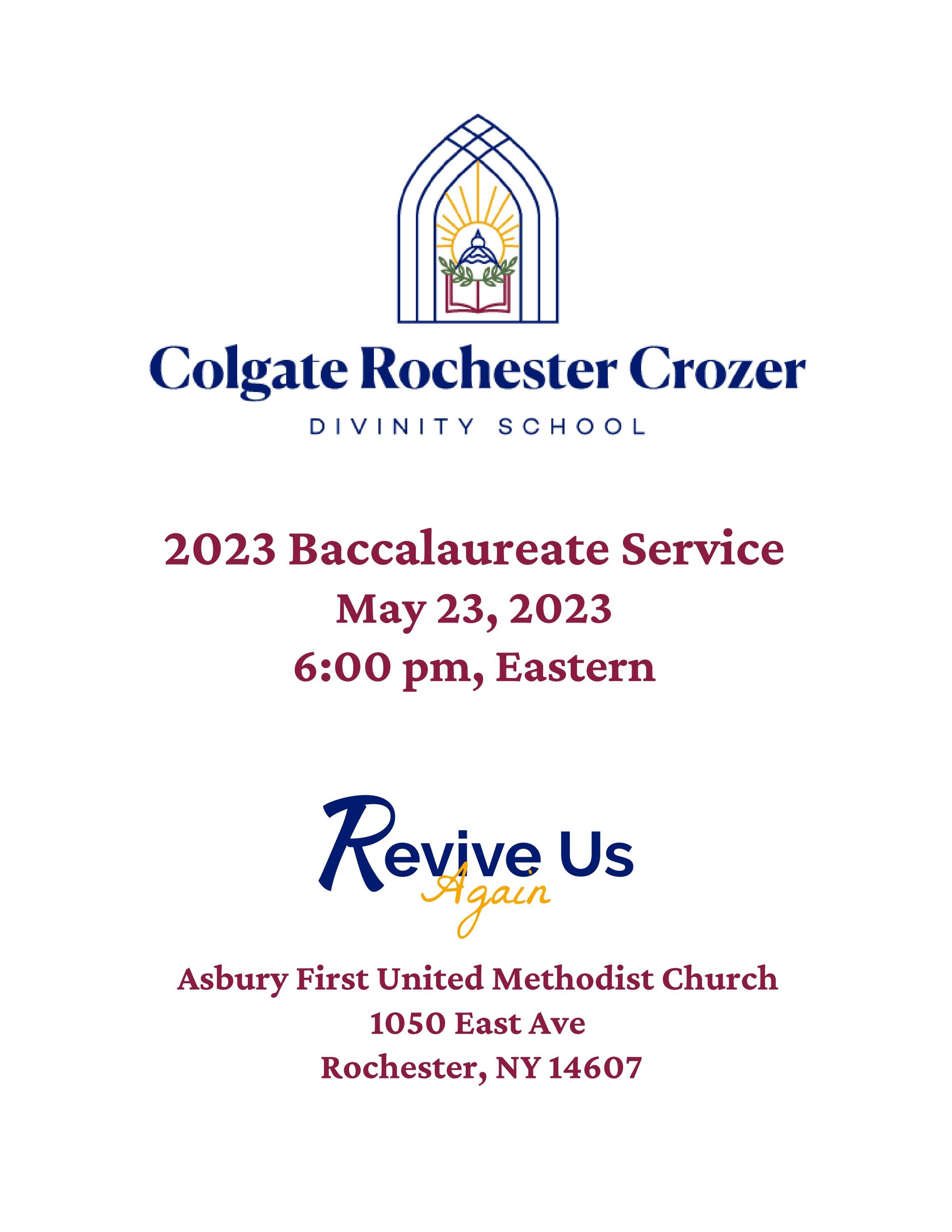 2023 Baccalaureate Service Program Book by CRCDS - Issuu