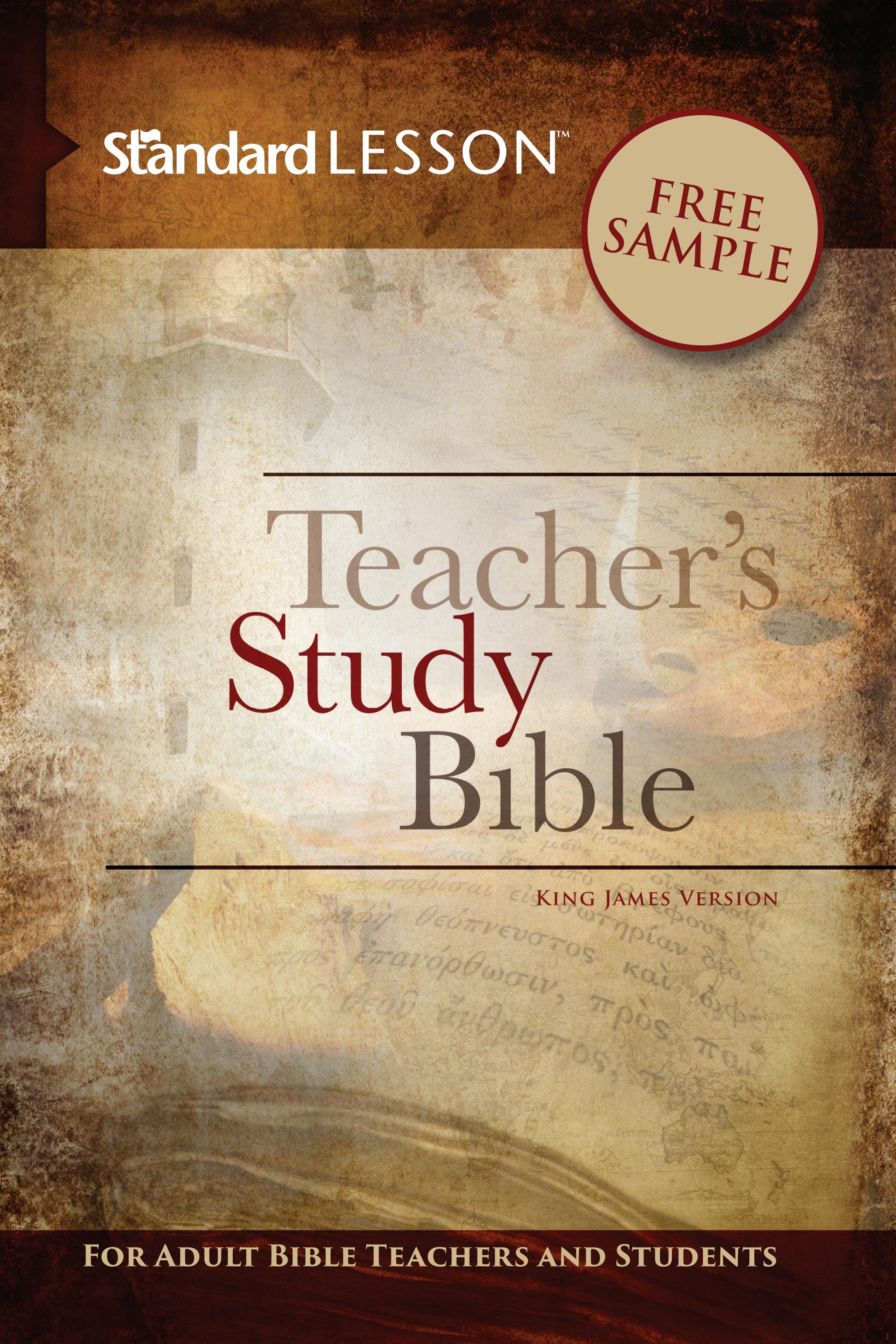 Standard Lesson Teachers Study Bible | KJV Sample by David C Cook - Issuu