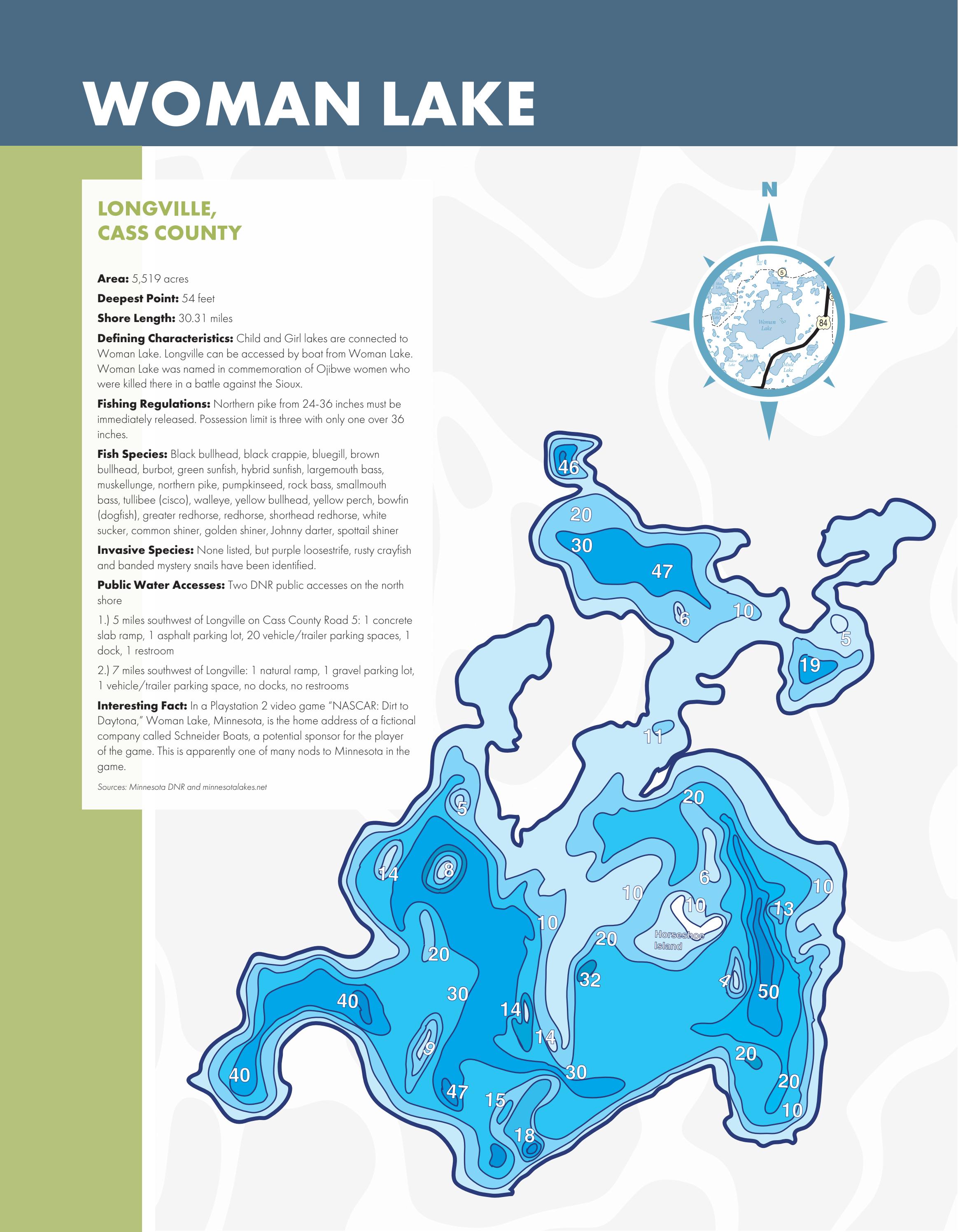 Woman Lake map - Cass County by Brainerd Dispatch and Echo Journal - Issuu