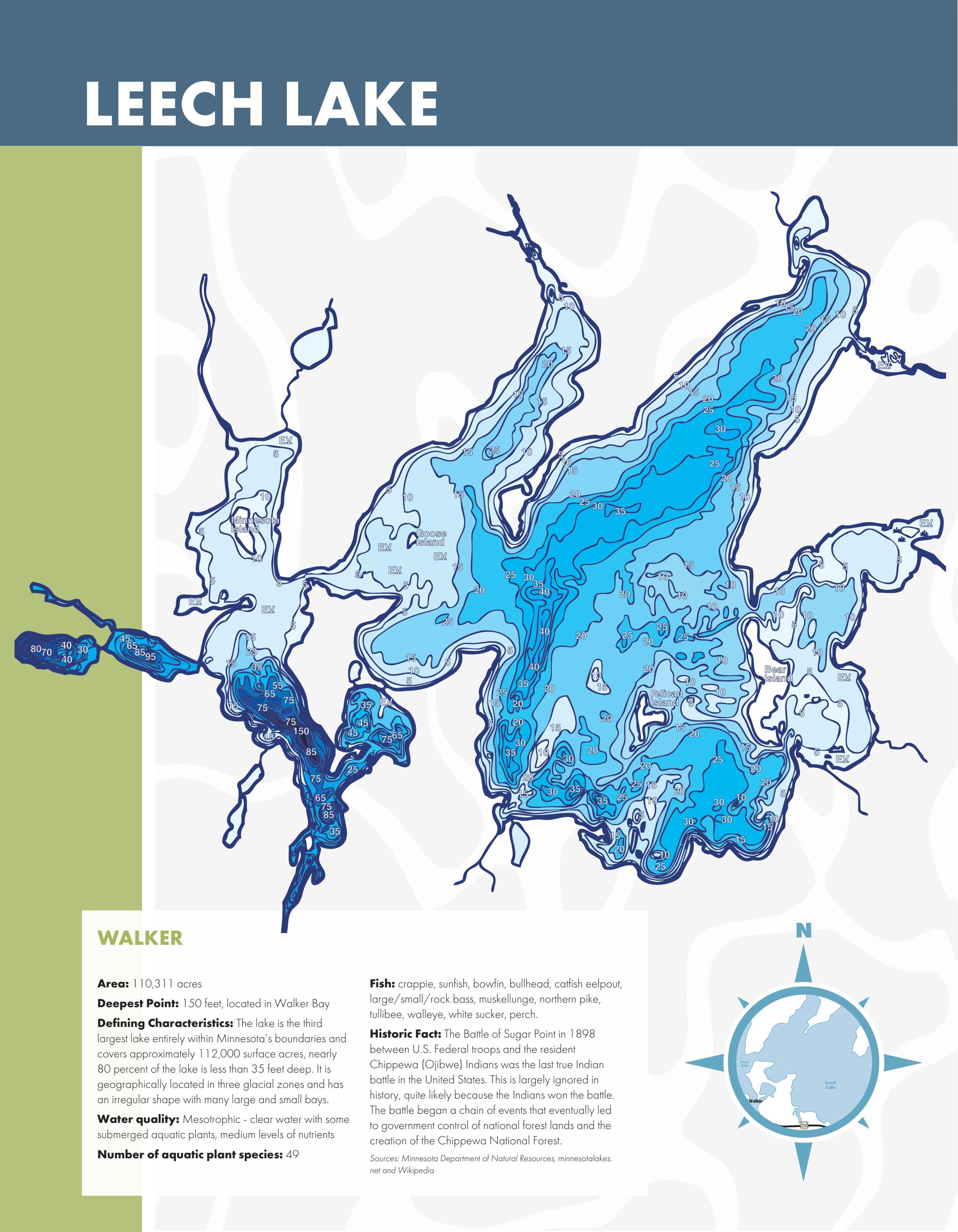 Leech Lake map - Cass County by Brainerd Dispatch and Echo Journal - Issuu