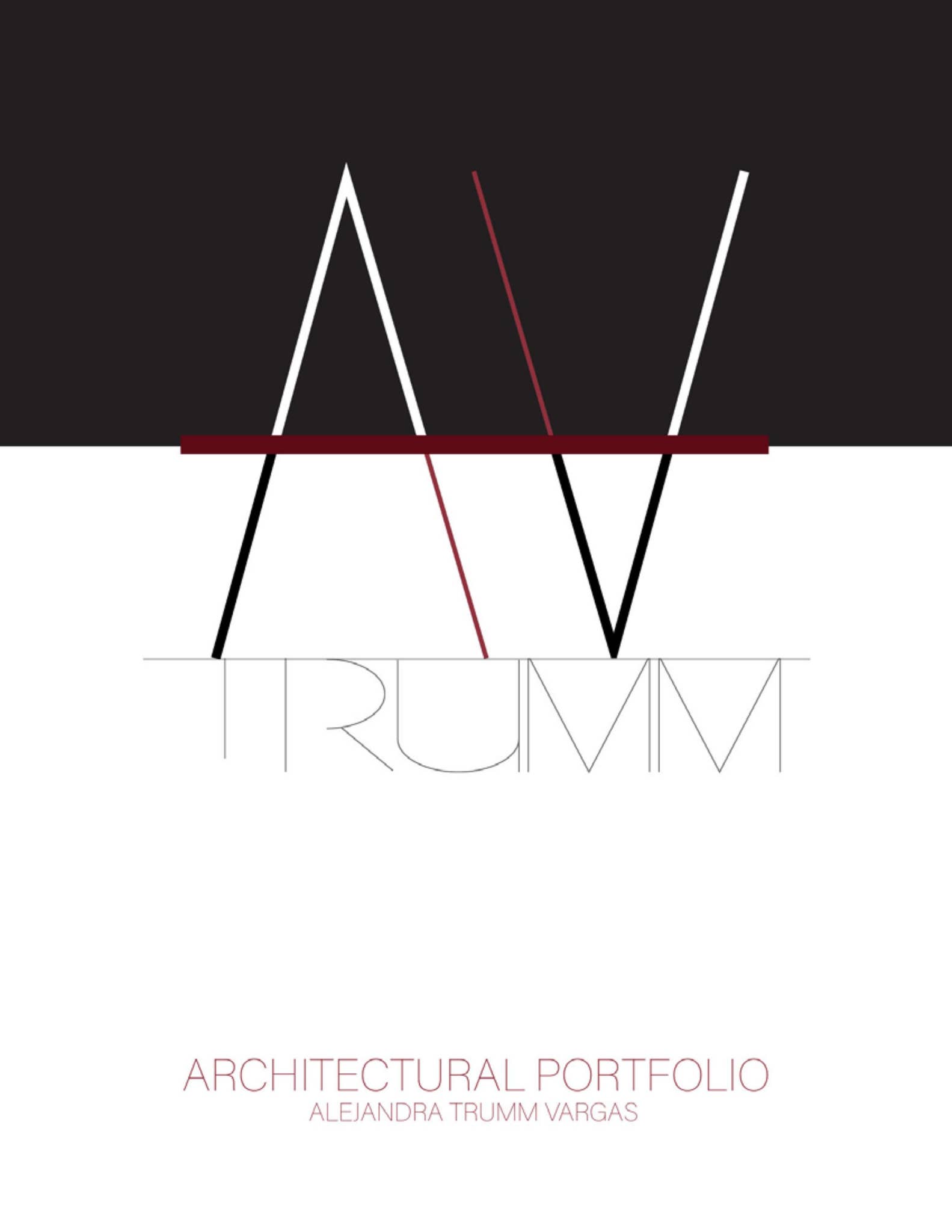 Undergraduate Architectural Portfolio - Alejandra Trumm by Alejandra ...