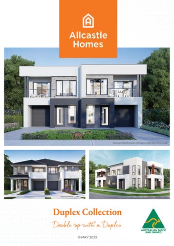 Allcastle Homes Duplex Collection Booklet - MAY 2023 by AllcastleHomes - Issuu
