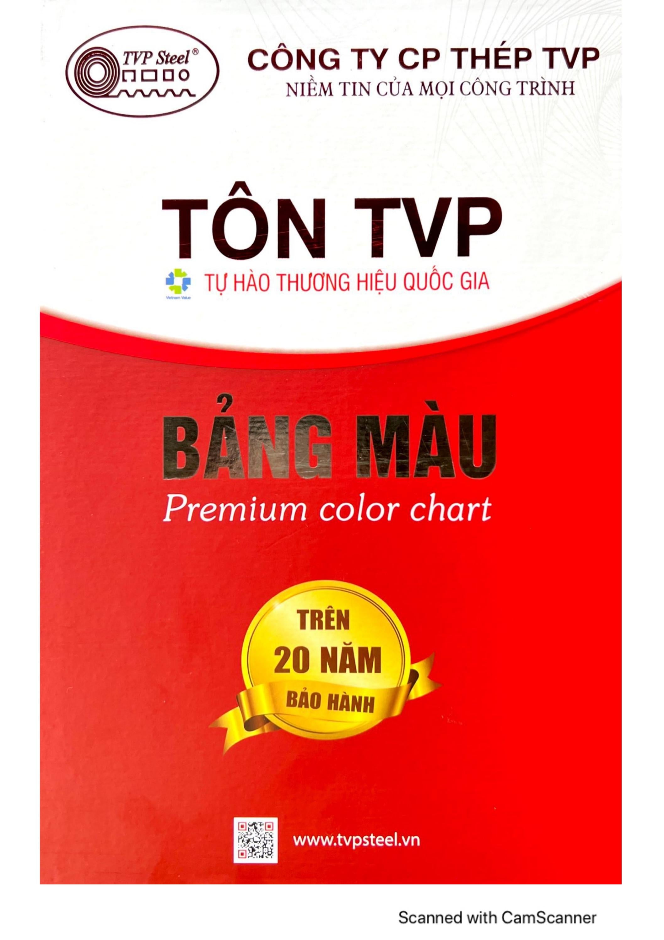 BẢNG MÀU TVP - PREMIUM COLOR CHART by Phương Nhất - Issuu