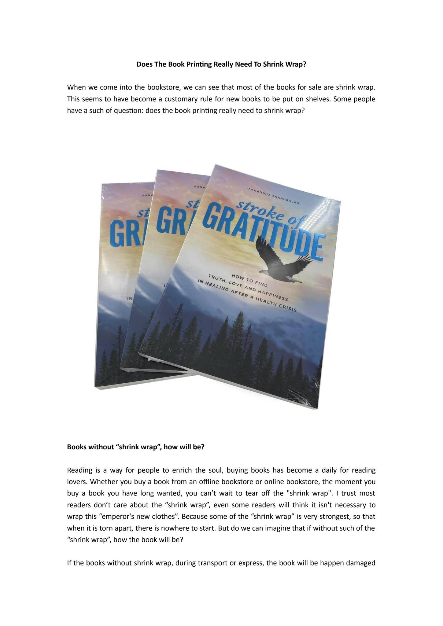 Book shrink wrap or not shrink wrap by chen mark - Issuu
