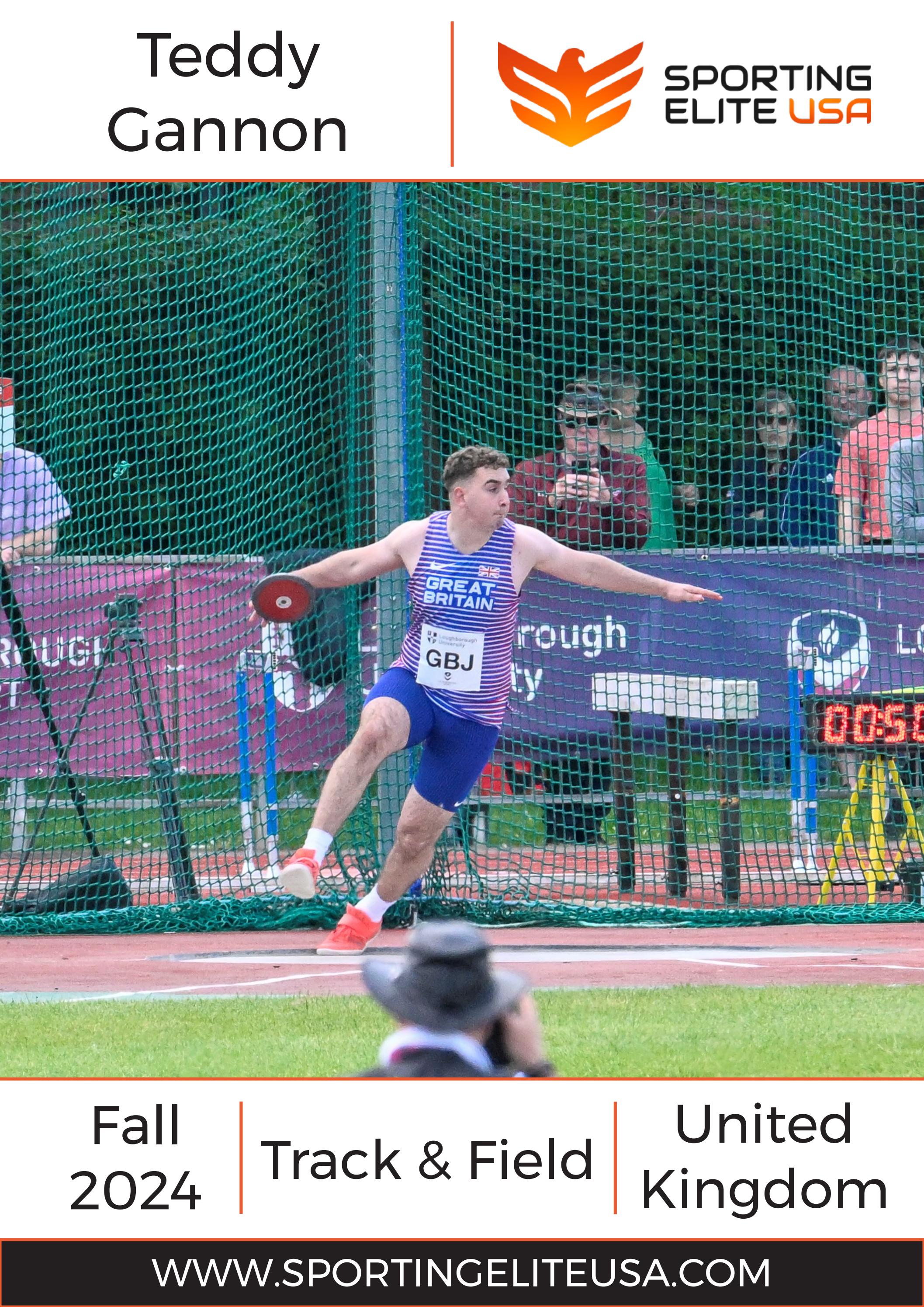 Teddy Gannon Sporting CV by Sporting Elite USA - Issuu