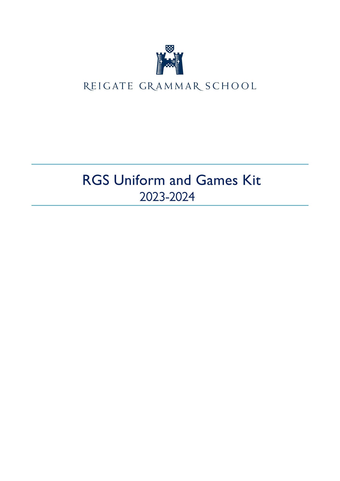 RGS uniform list by RGS - Issuu