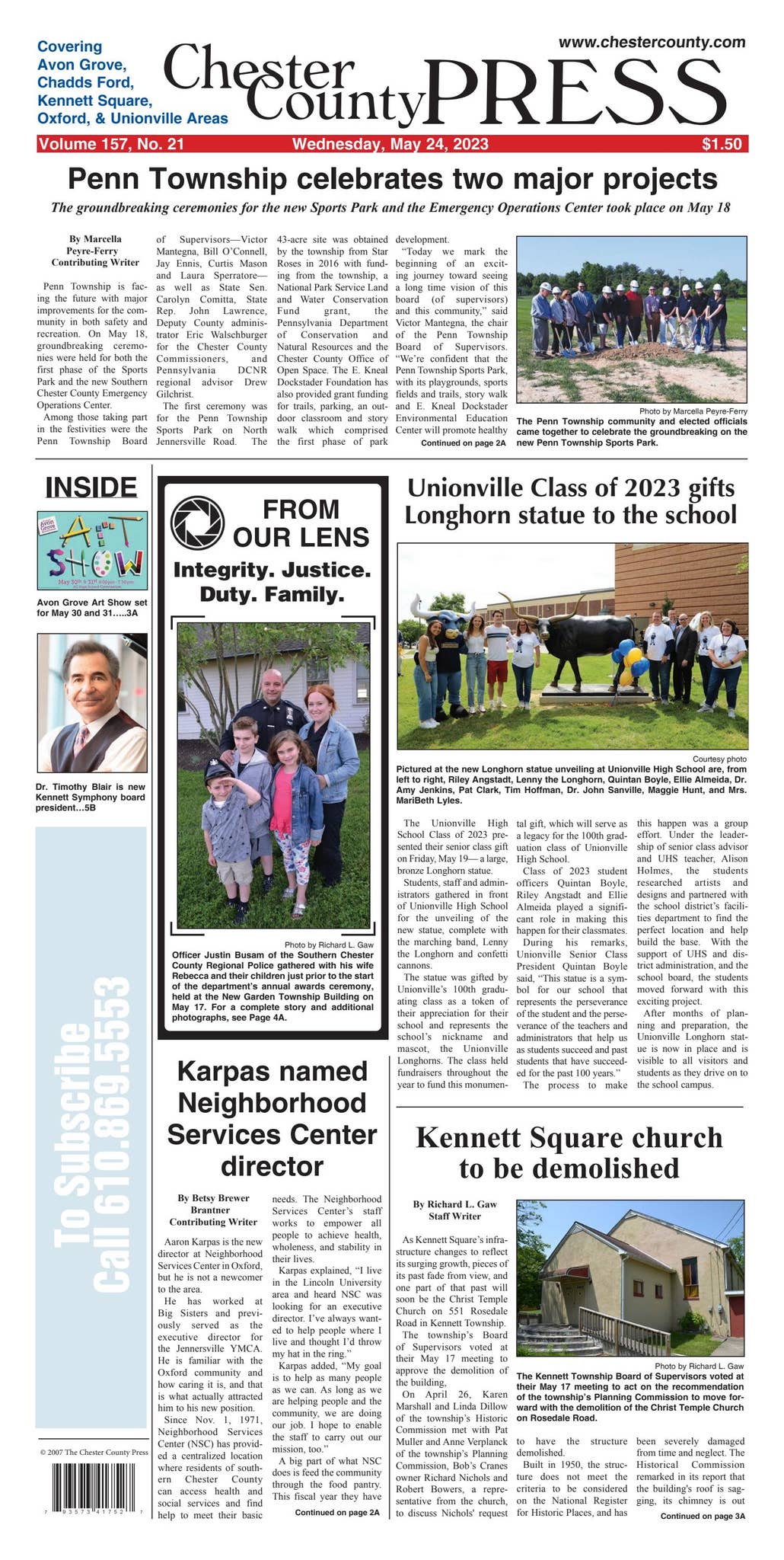 Chester County Press 05-24-2023 Edition by Ad Pro Inc. - Issuu