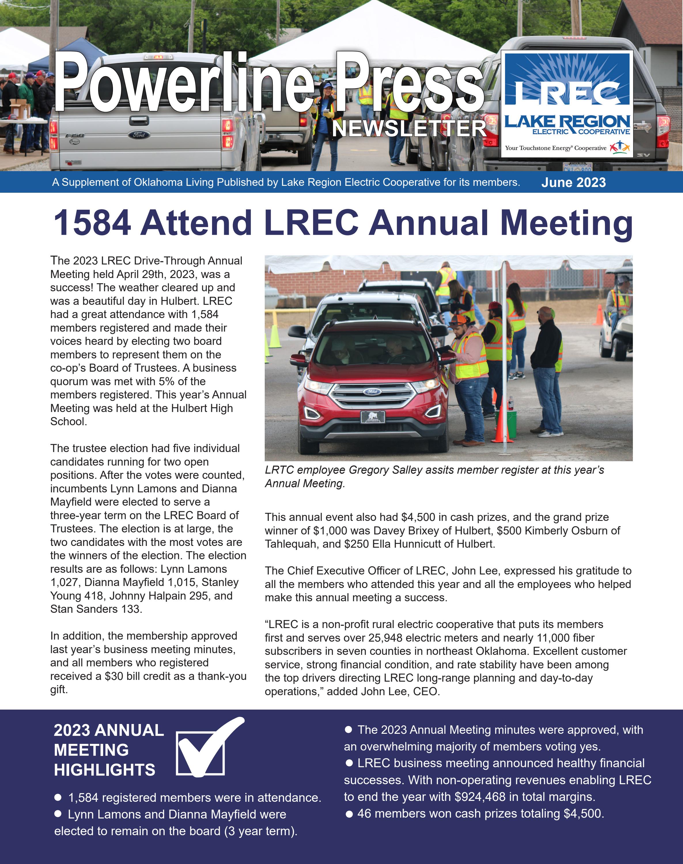 2023 June LREC Powerline Press by Inside Information, Inc. - Issuu