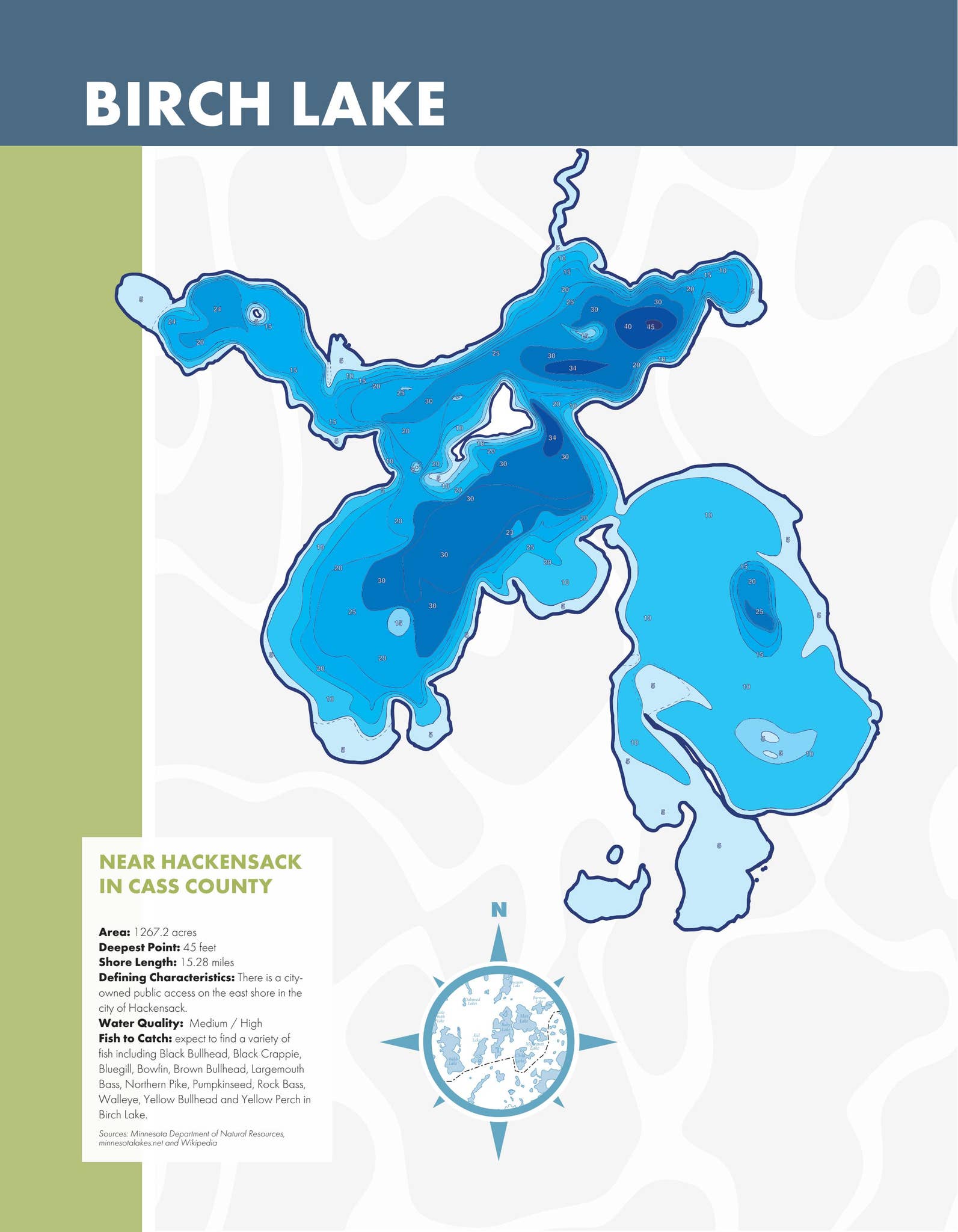 Birch Lake map - Cass County by Brainerd Dispatch and Echo Journal - Issuu
