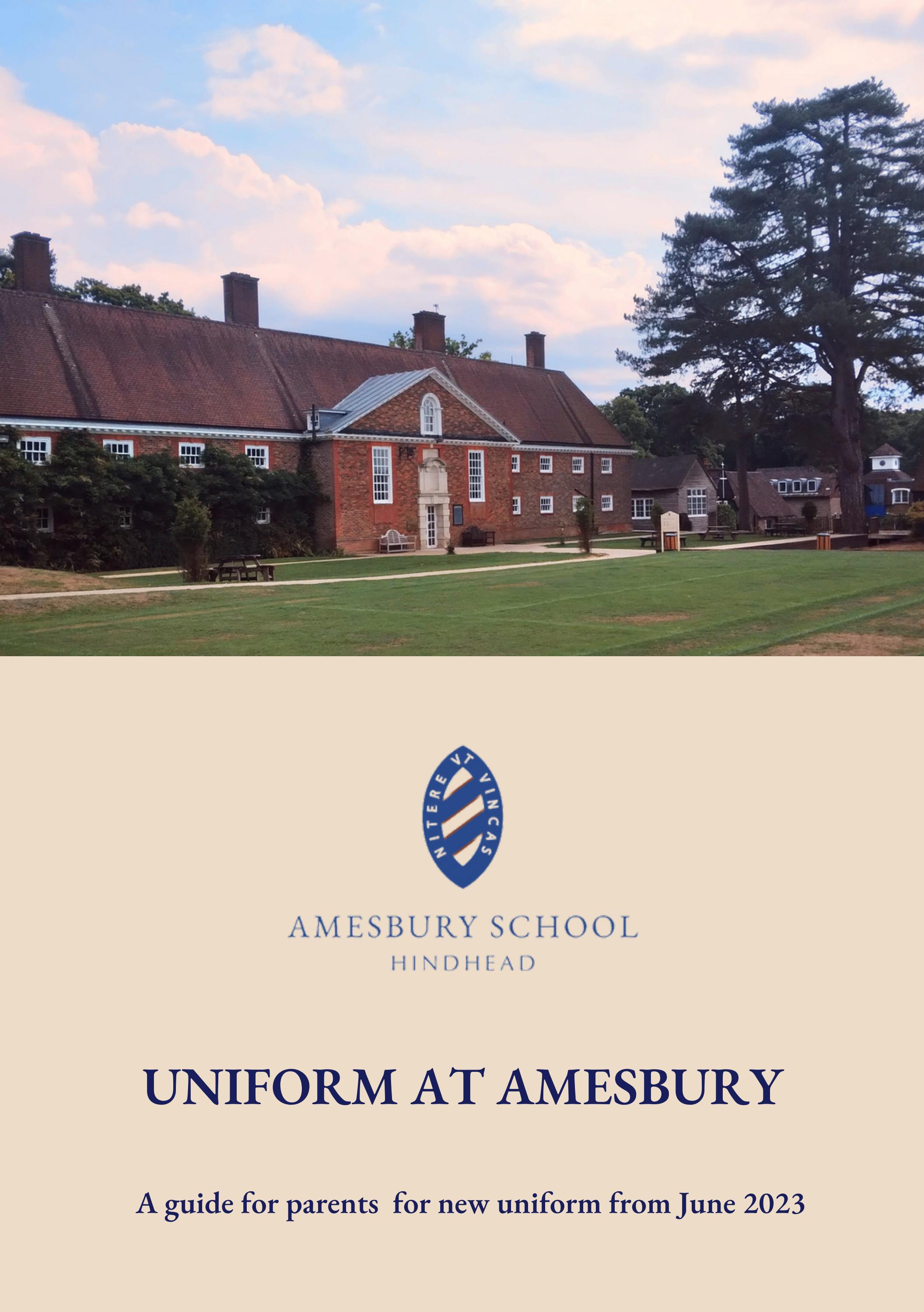 UNIFORM AT AMESBURY by AmesburySchool_Hindhead - Issuu