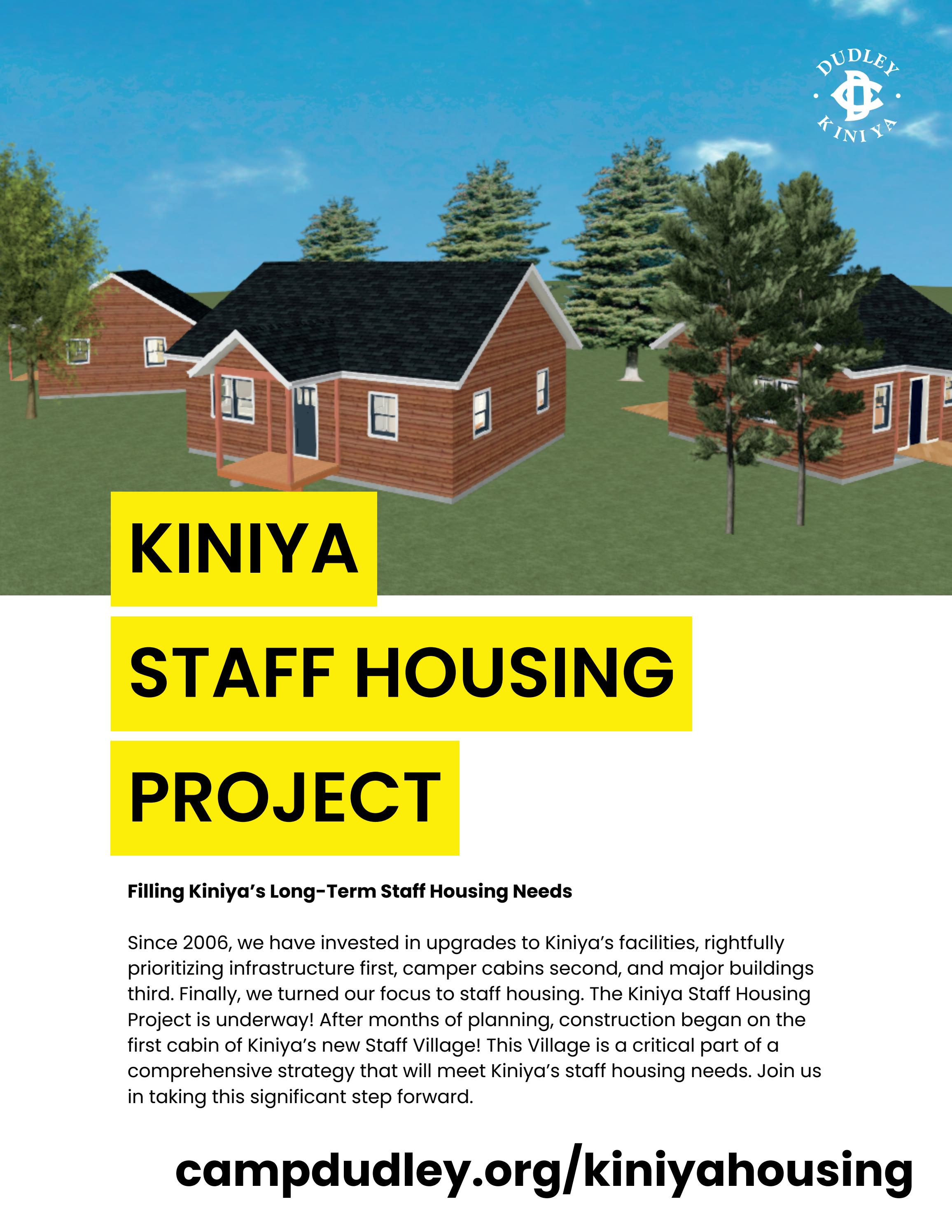 Camp Kiniya Staff Housing Project by Camp Dudley - Issuu