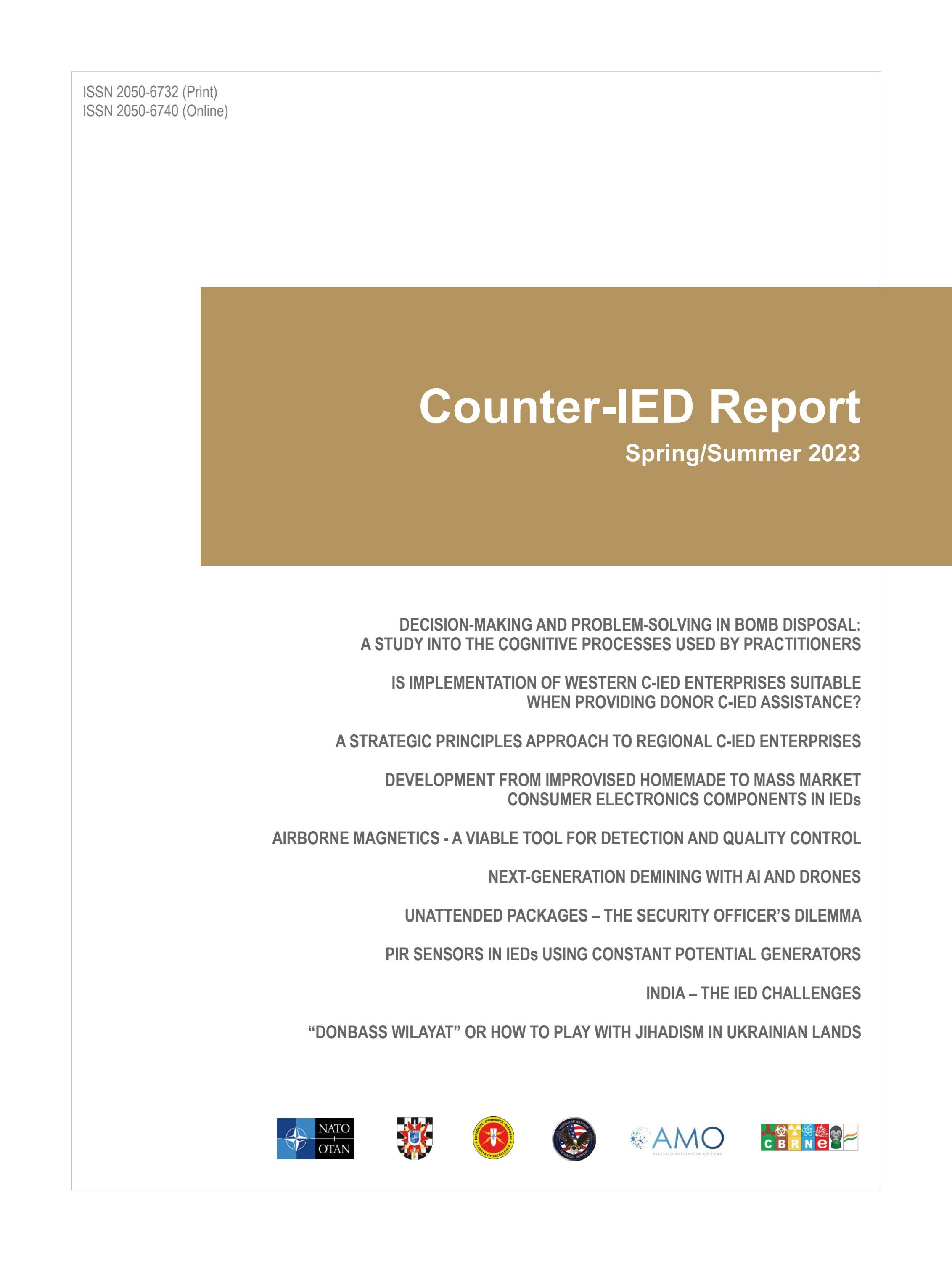 Counter-IED Report Spring-Summer 2023 - preview edition by Delta ...
