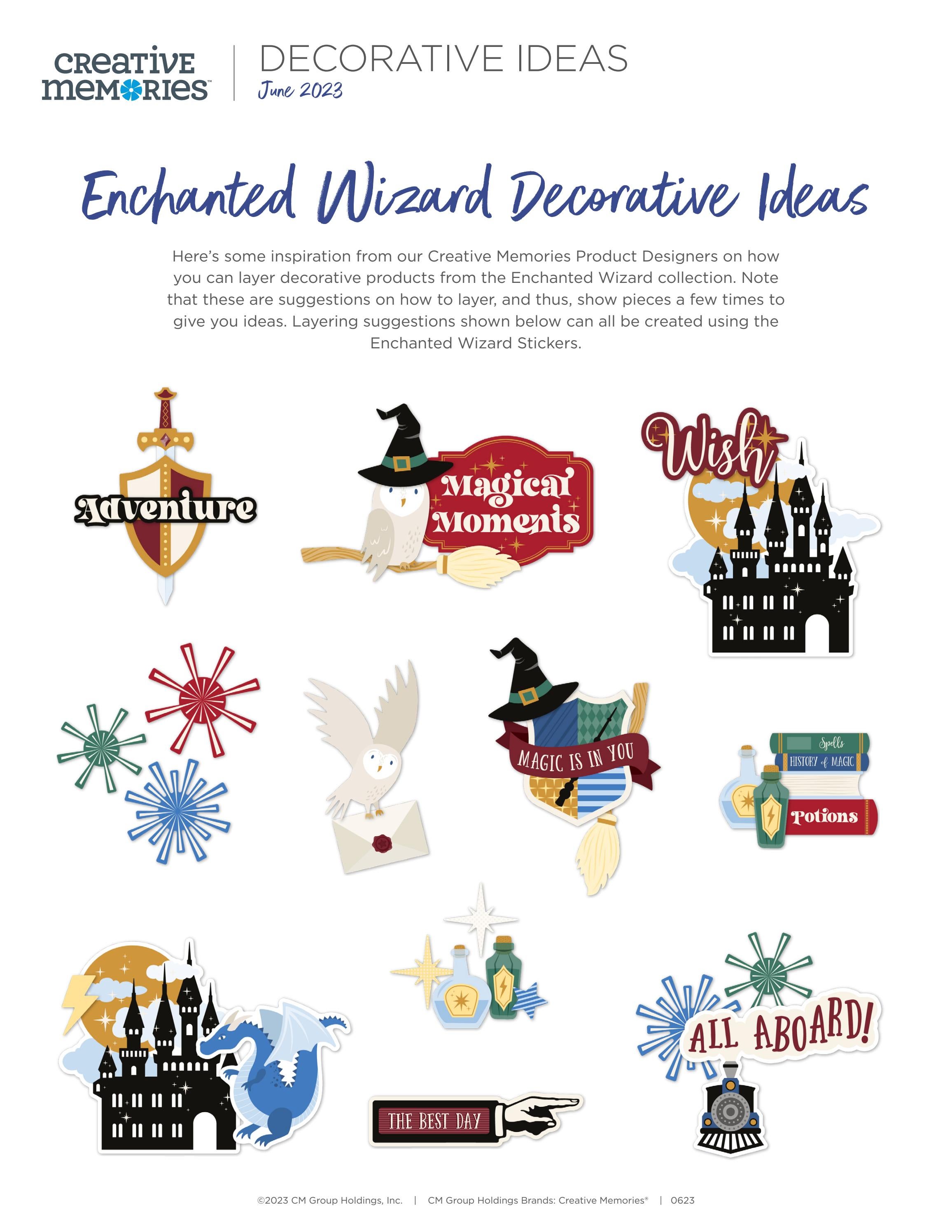 Enchanted Wizard & Princess Decorative Ideas Flyer by Creative Memories ...