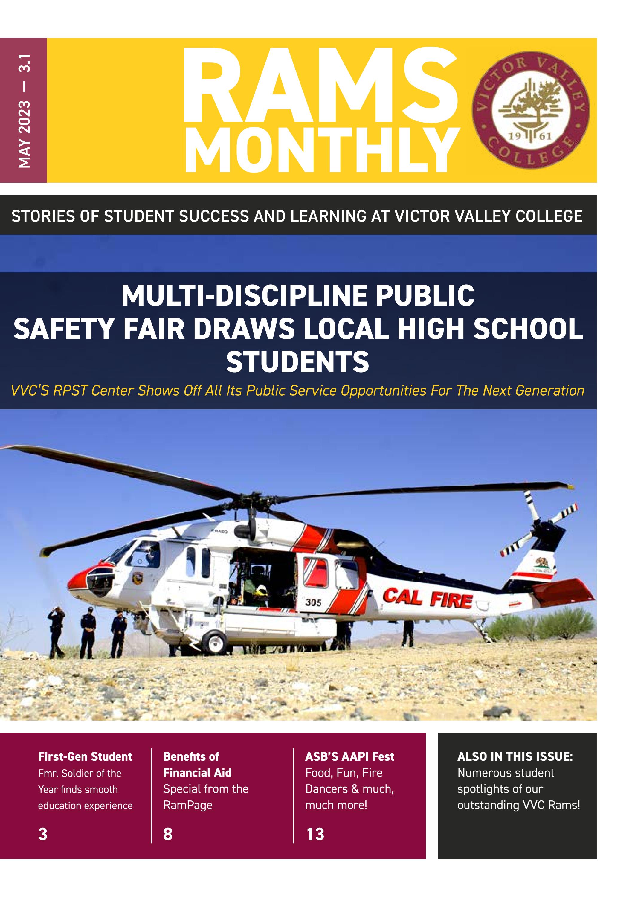 RAMS Monthly May 2023 #3.1 by Victor Valley College - Issuu
