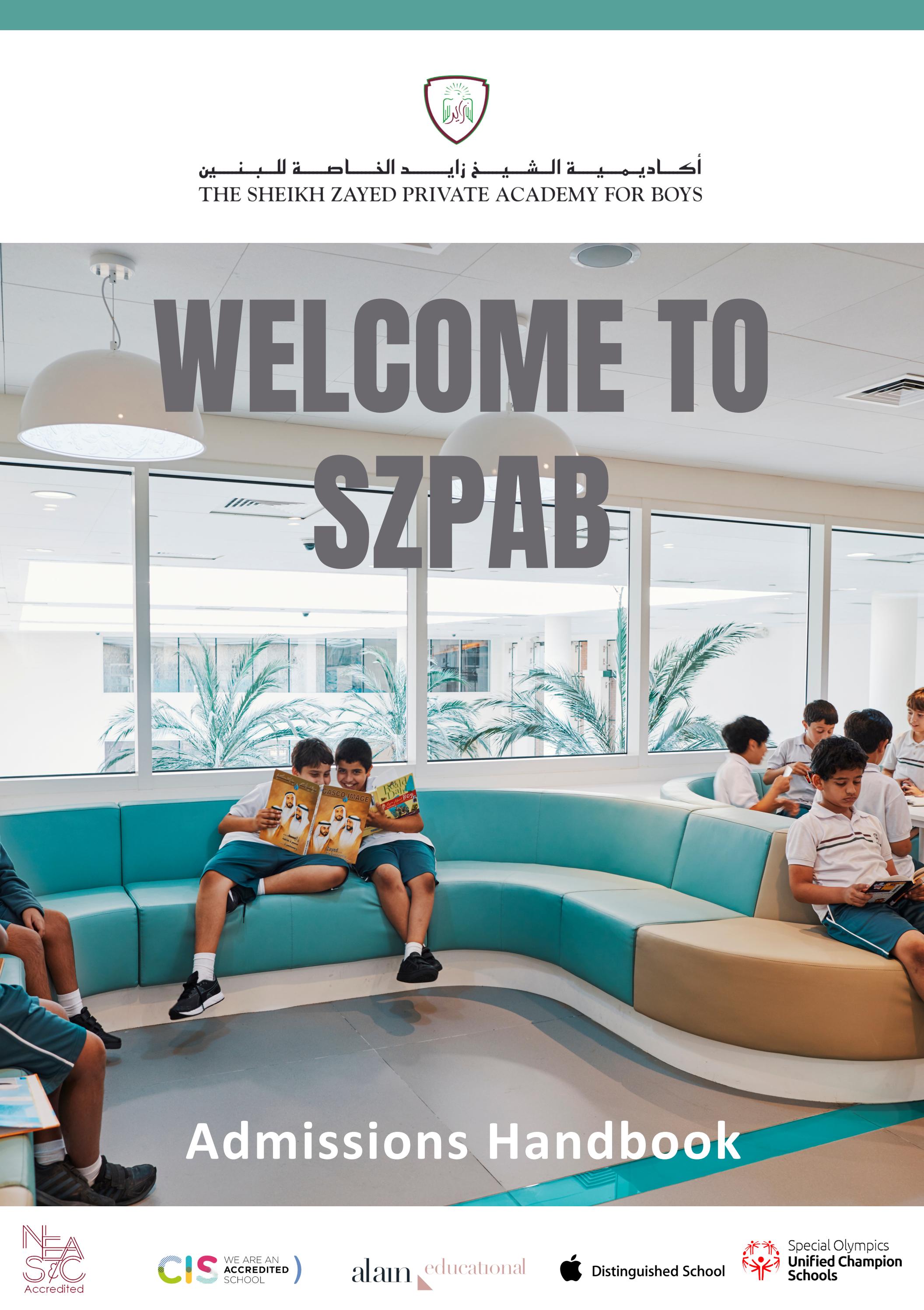 SZPAB Admission Handbook by The Sheikh Zayed Academy - Issuu