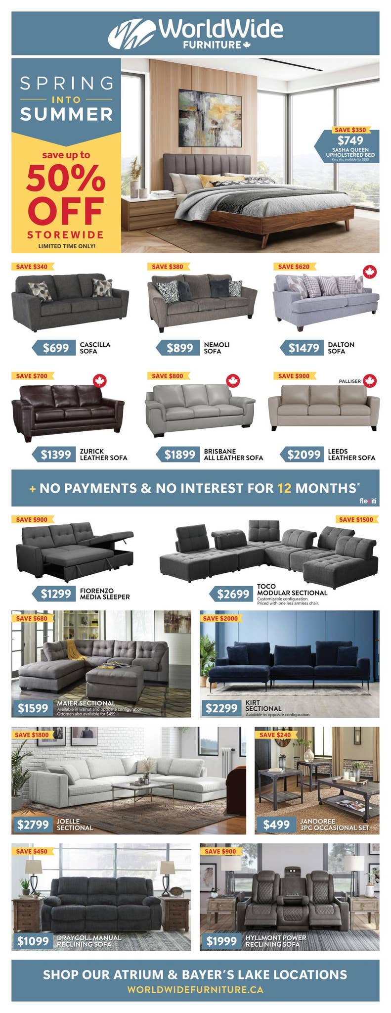 WW Atrium June Flyer by WorldWide Furniture - Issuu