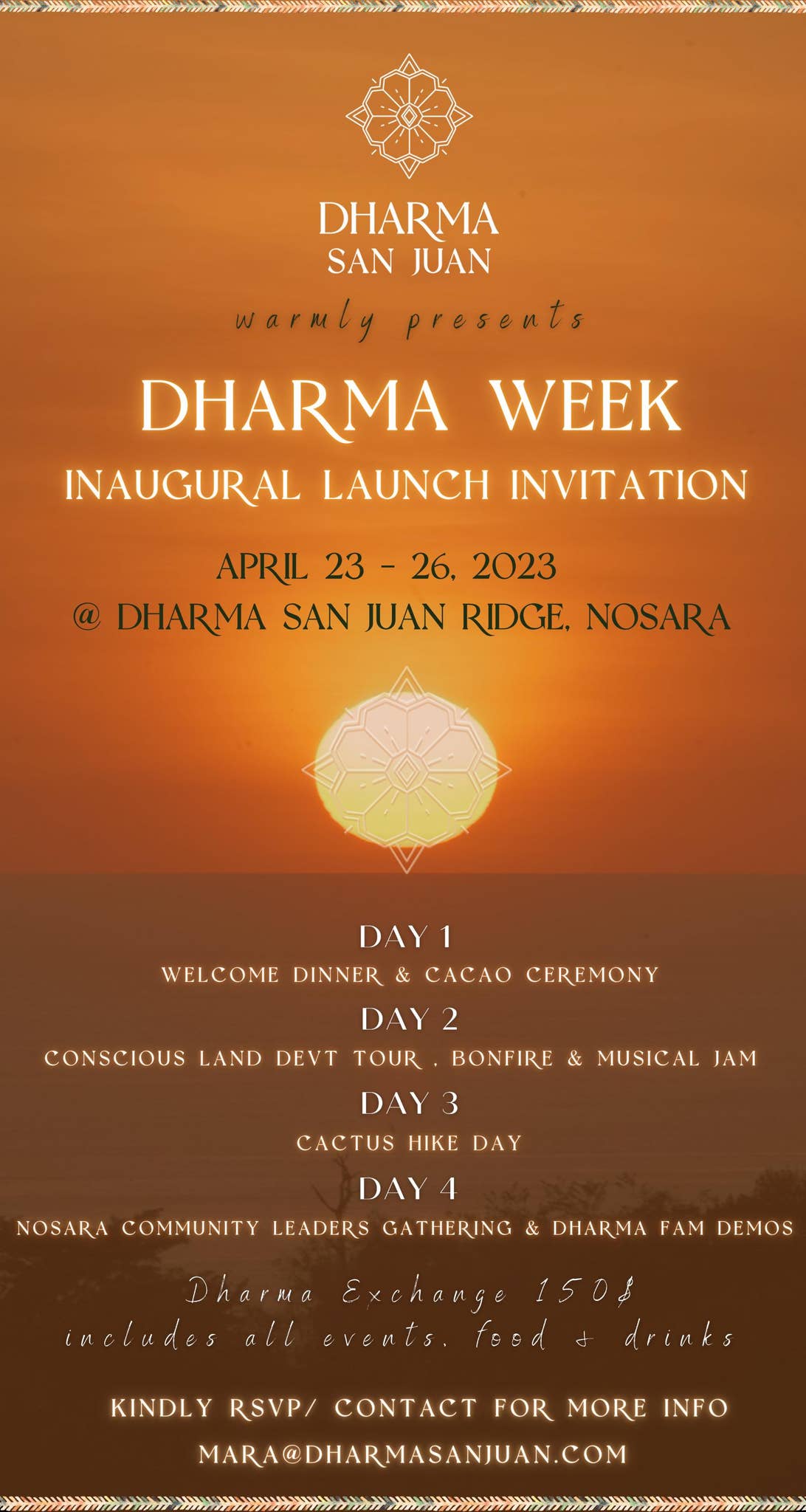 Dharma Week Invitation by Mara Del Rio - Issuu