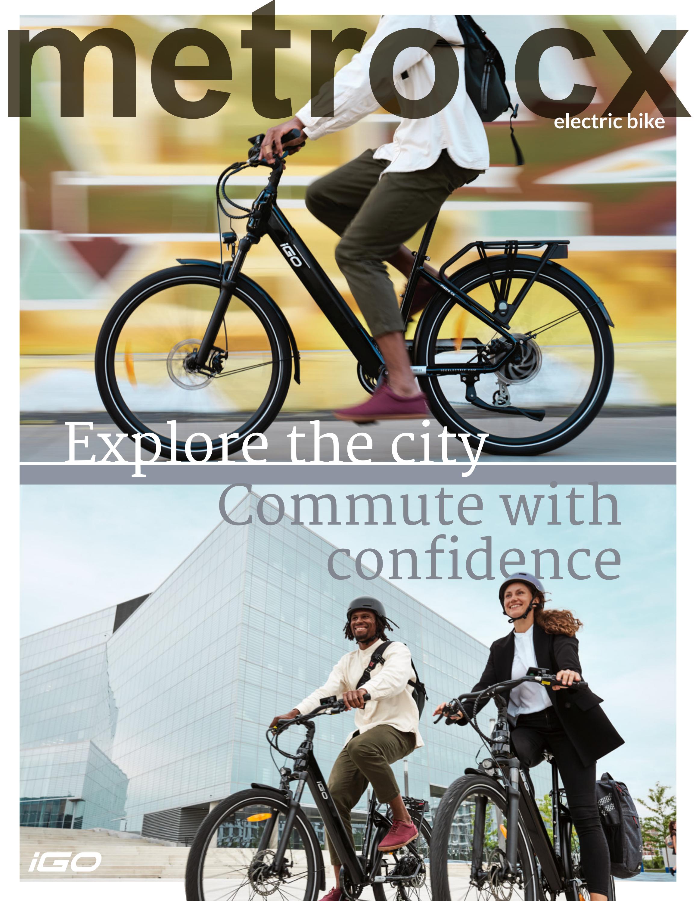 Metro CX city/commuter eBike by iGO Electric Bikes - Issuu