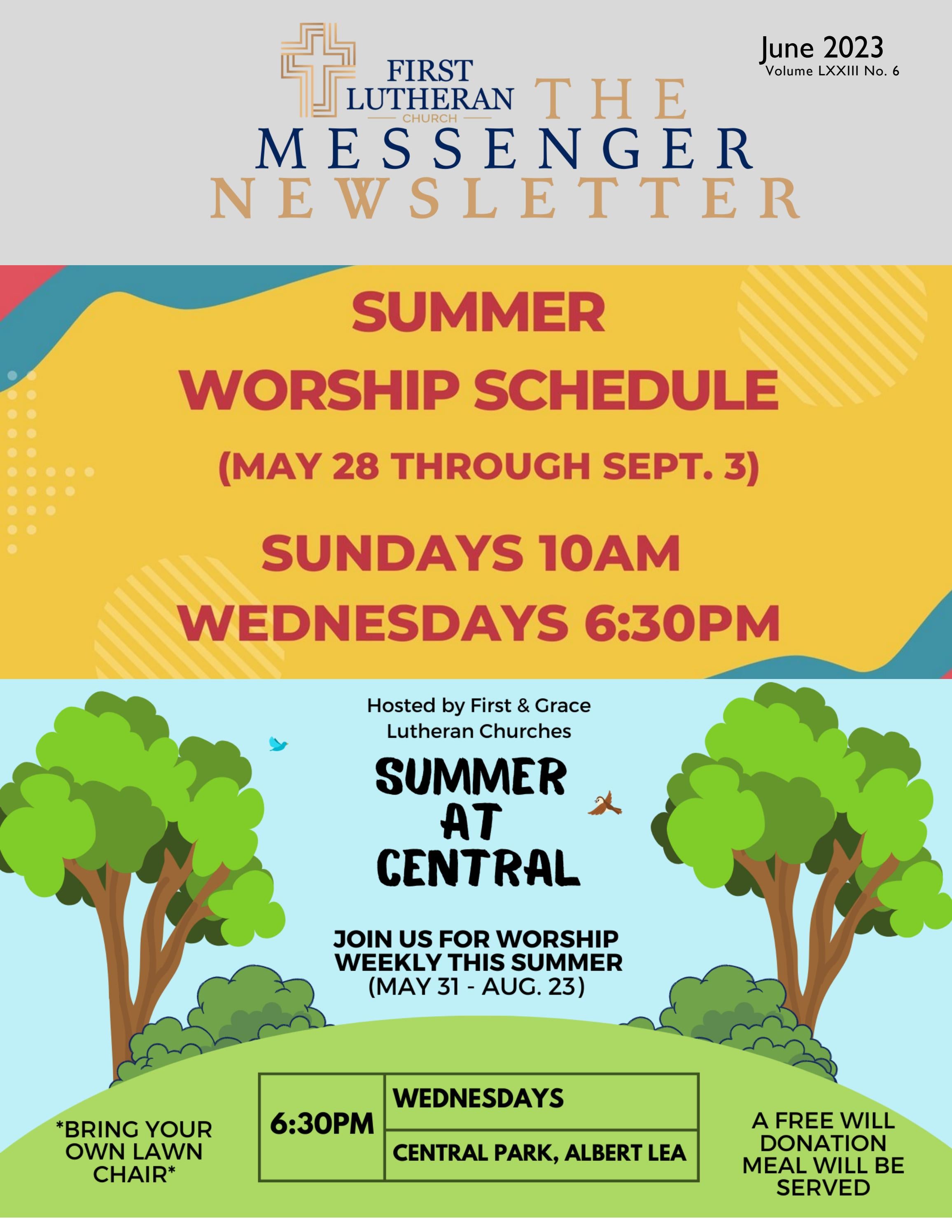 June 2023 by First Lutheran Church Messenger - Issuu