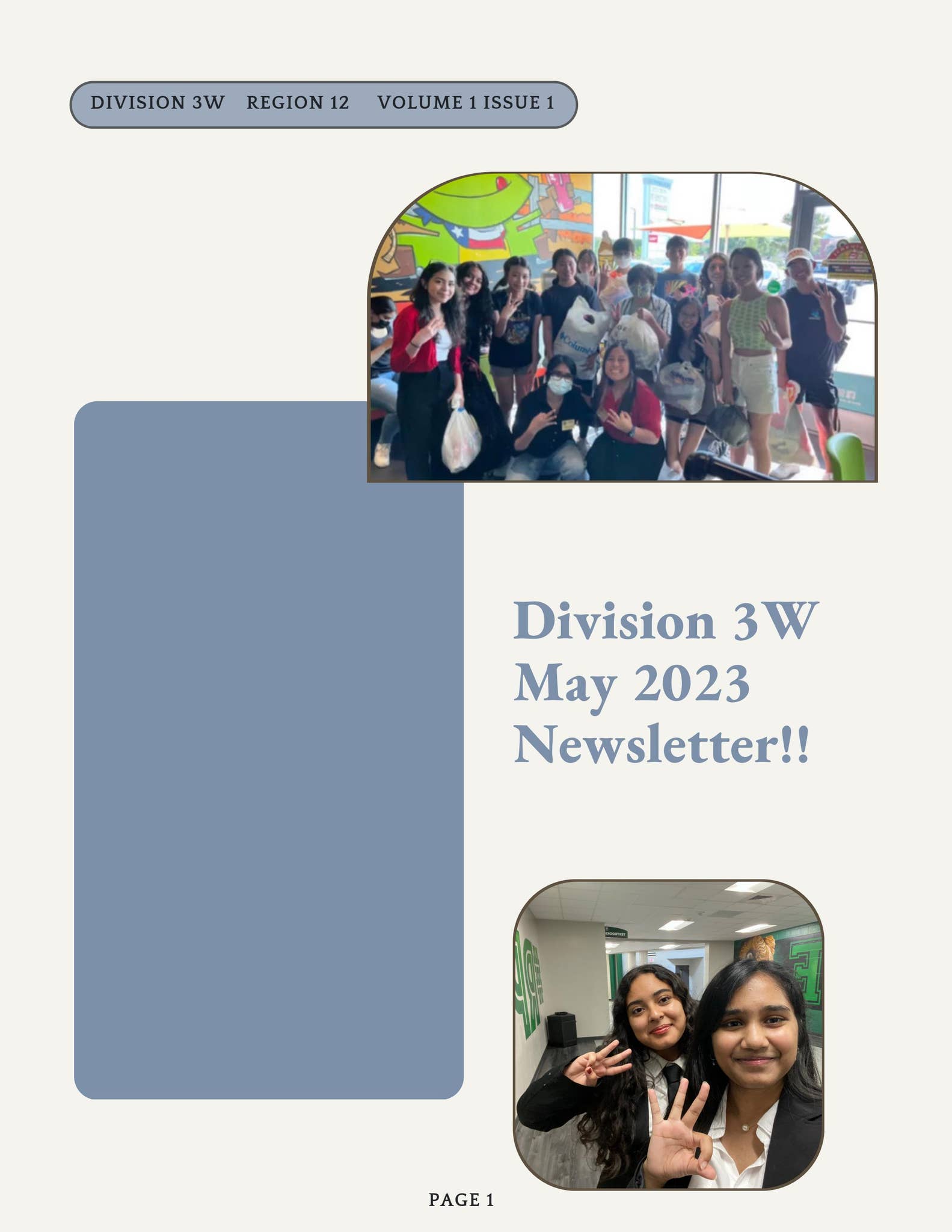 Division 3W May Newsletter by helenconde06 - Issuu