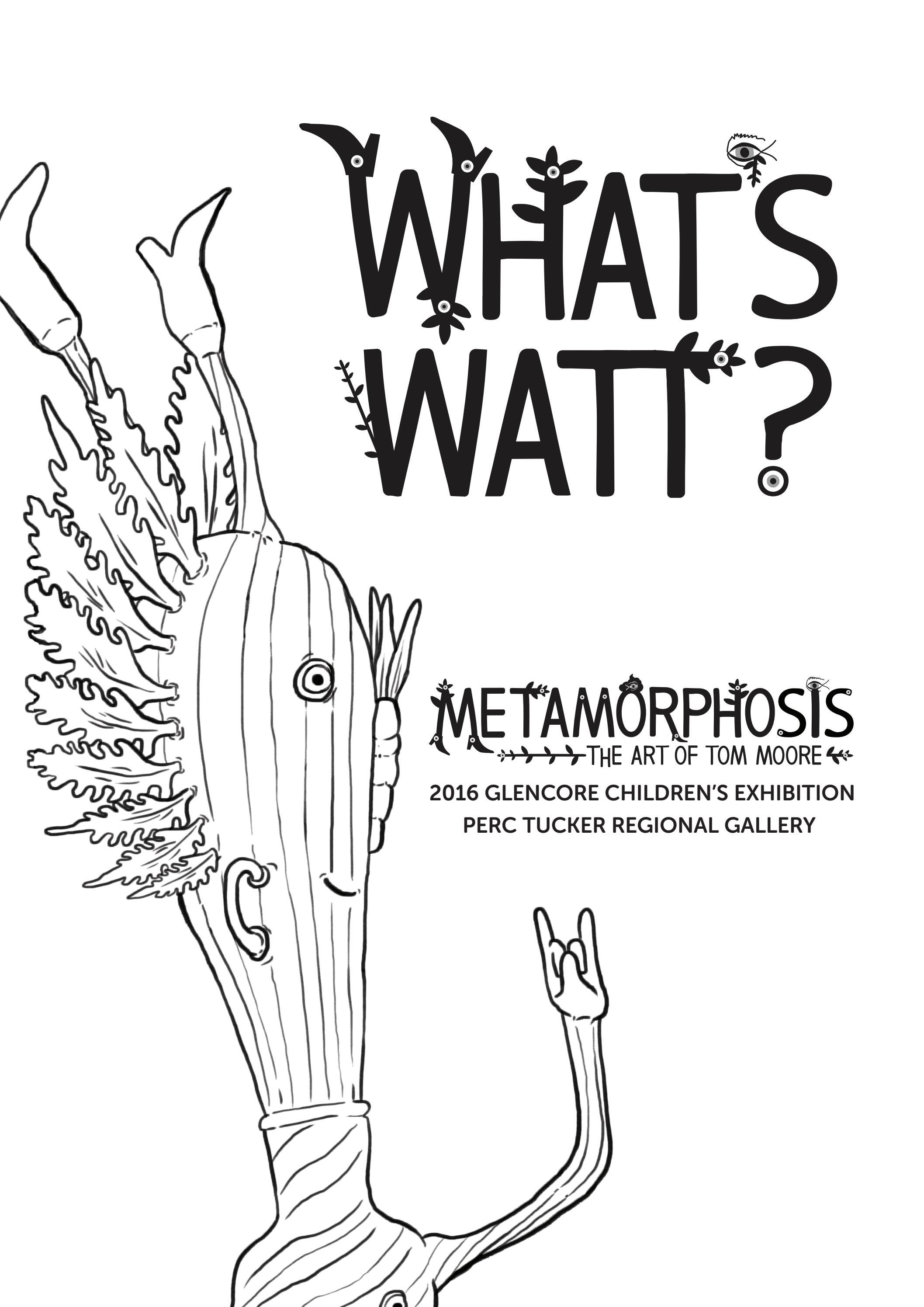 2016 What's Watt? Metamorphosis Colouring Book by Townsville City ...