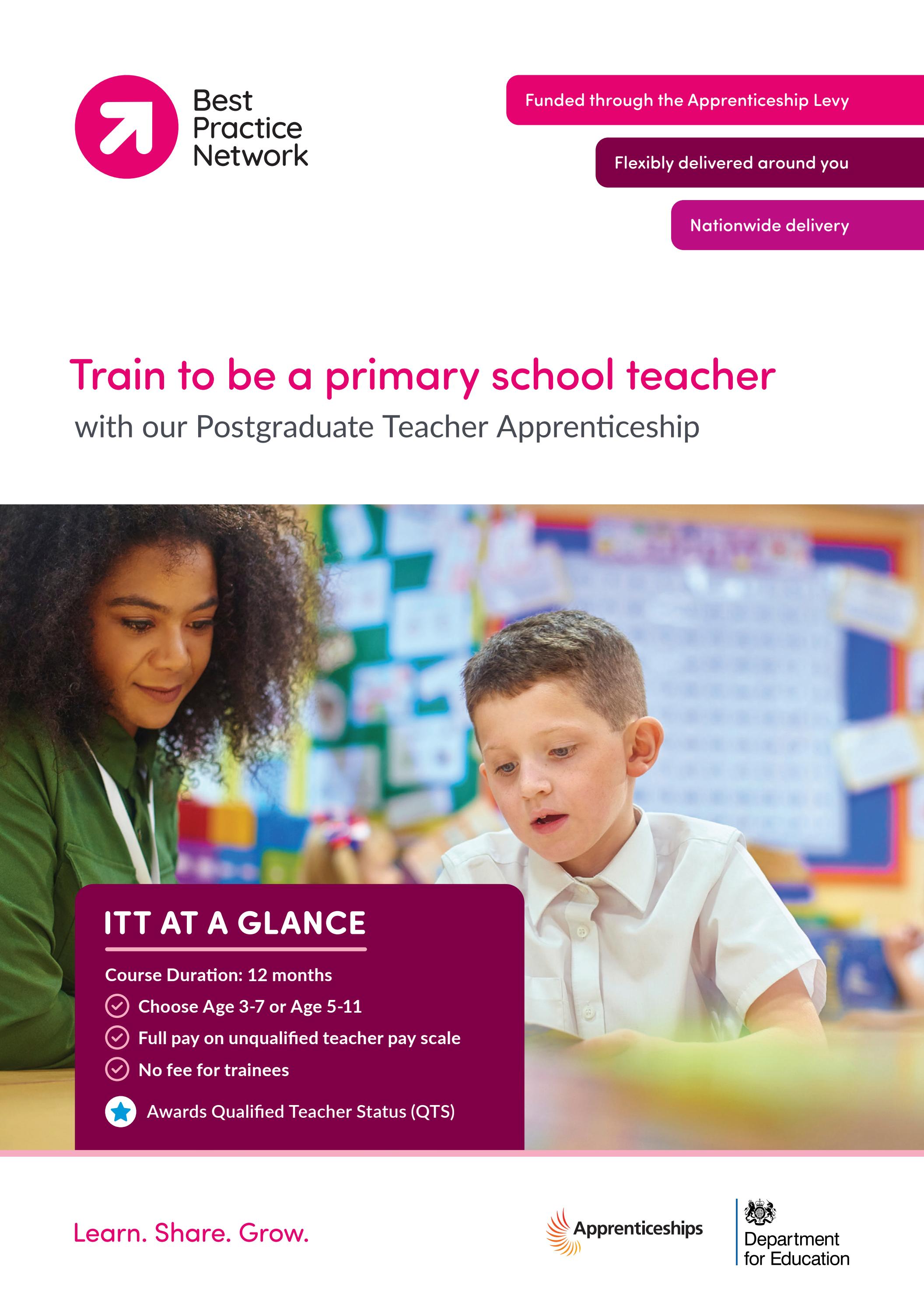 Postgraduate Teacher Apprenticeship - Brochure by Best-Practice-Network - Issuu