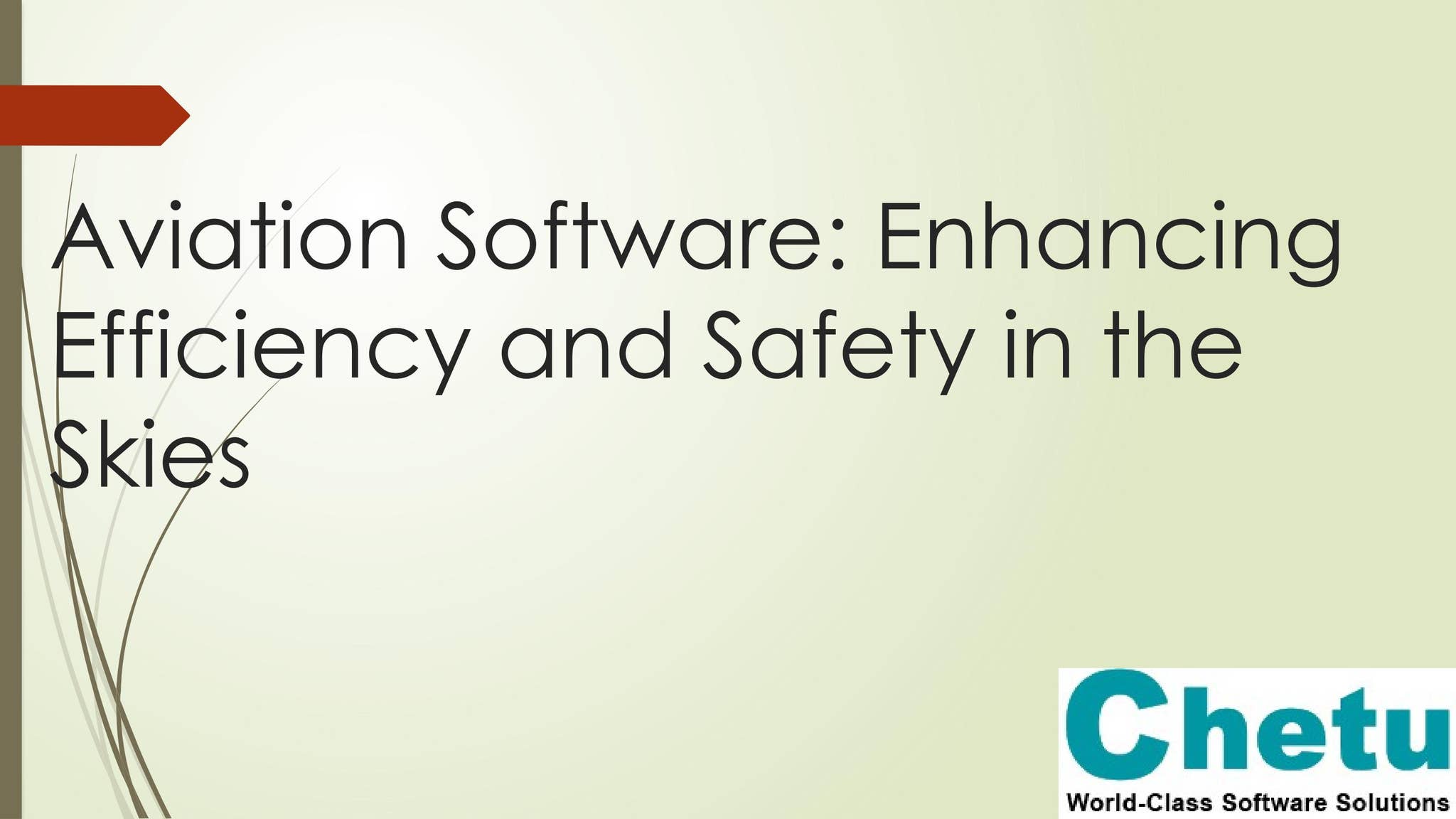 Aviation Software: Enhancing Efficiency and Safety in the Skies by Chetu OnDemandDevelopers - Issuu