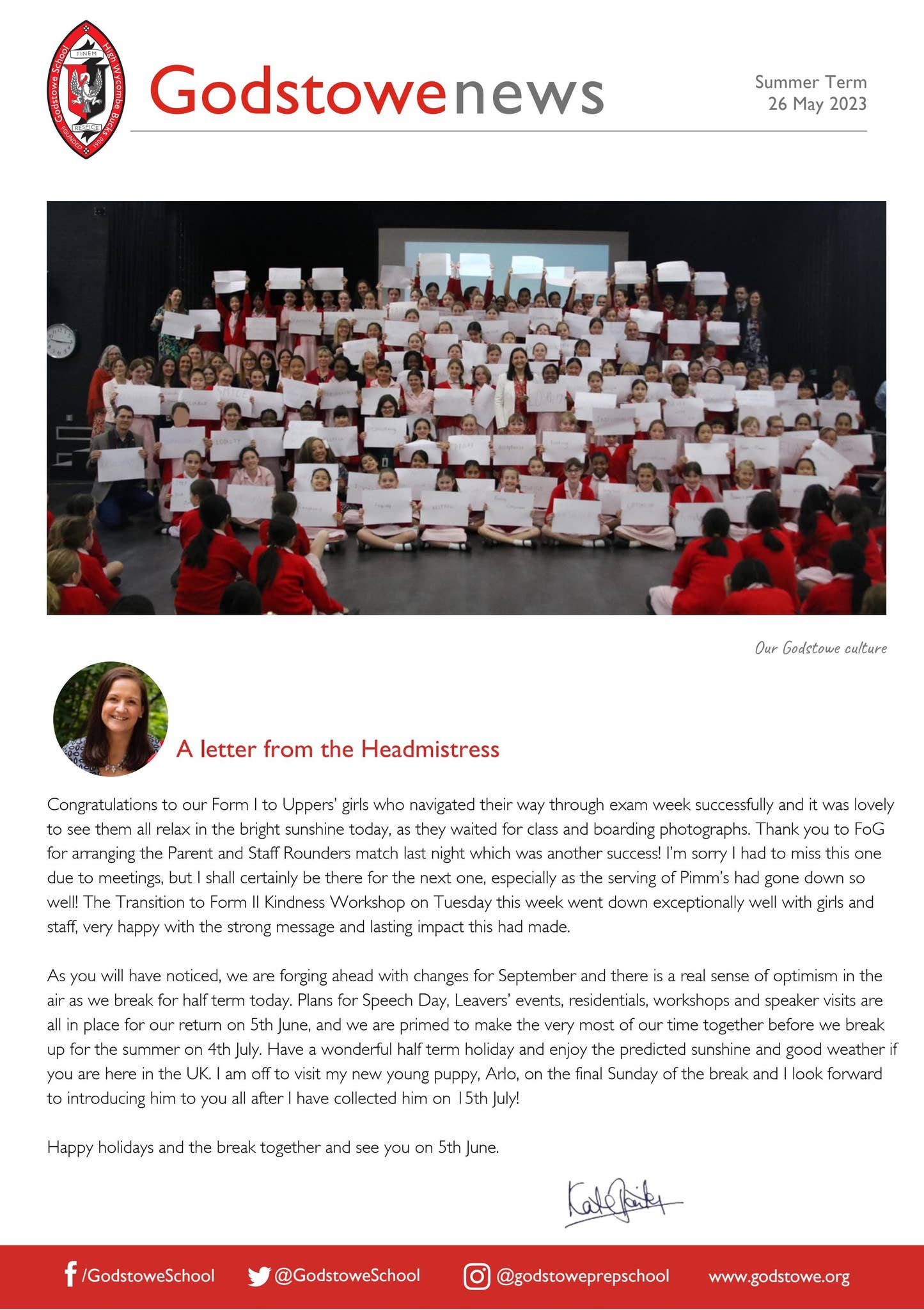 Godstowe News: Summer Term 26/5 by GodstowePrep - Issuu