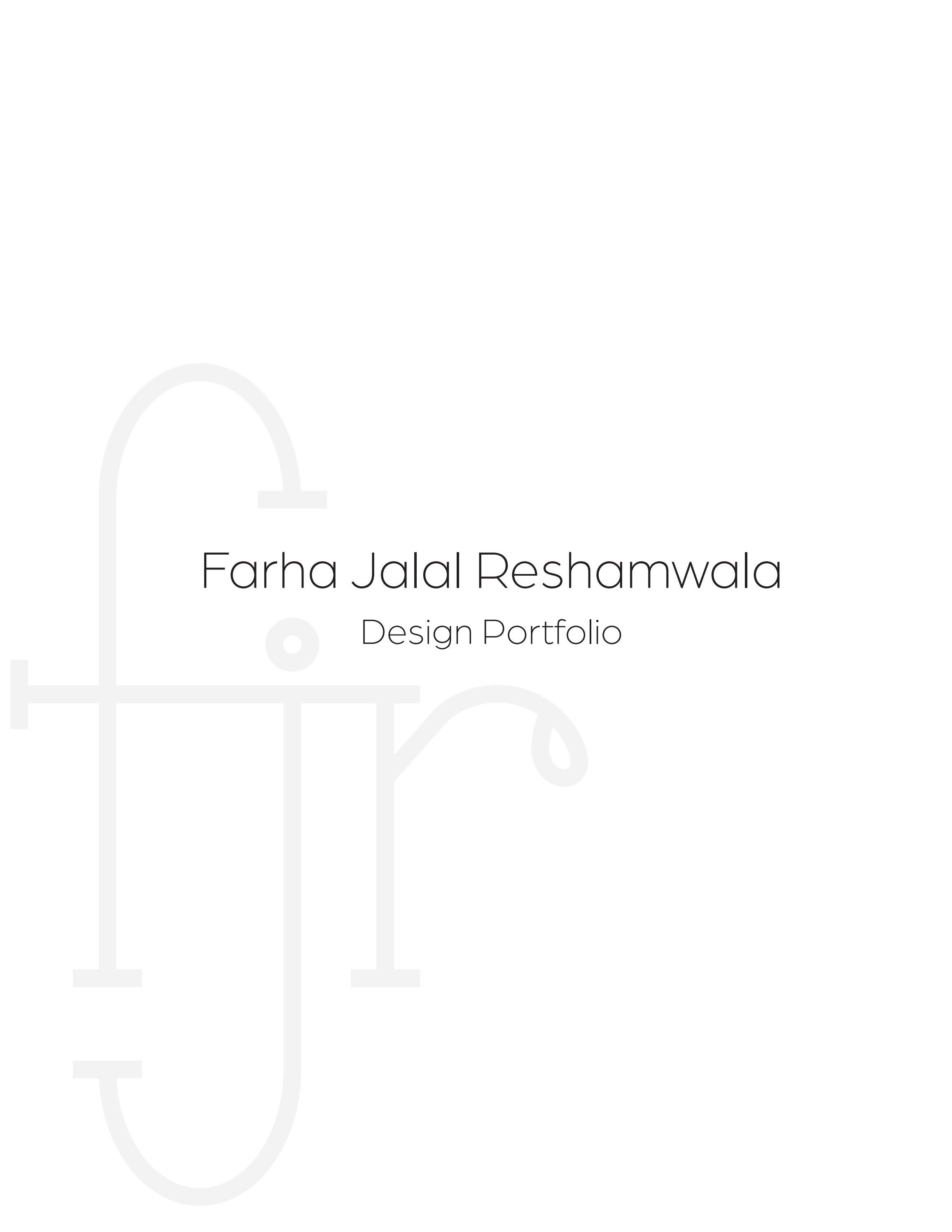 FJR Design Portfolio by Farha Reshamwala - Issuu