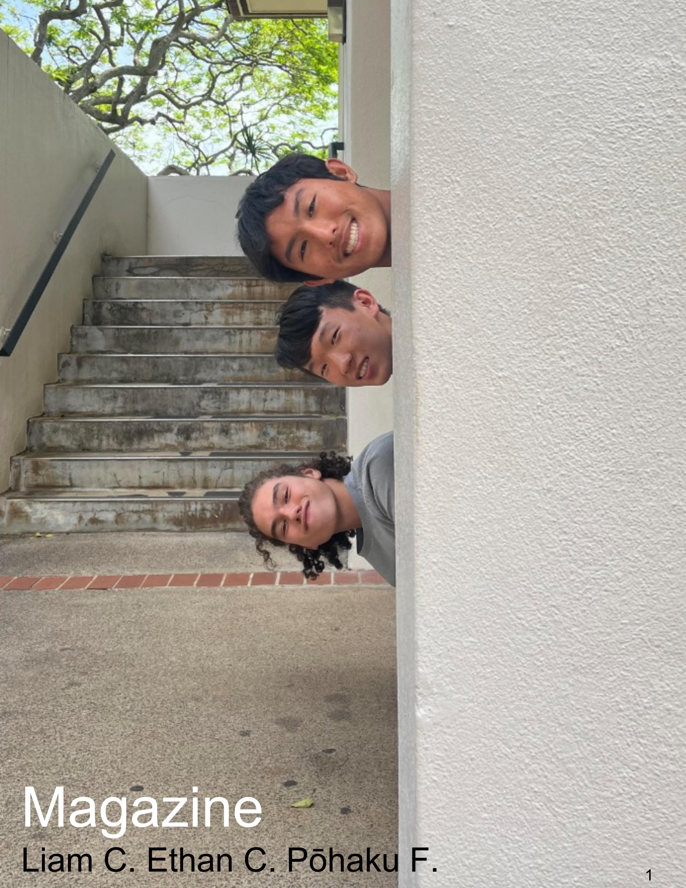 MAGAZINE by Liam, Ethan, Pōhaku by Pauahi 201 - Issuu