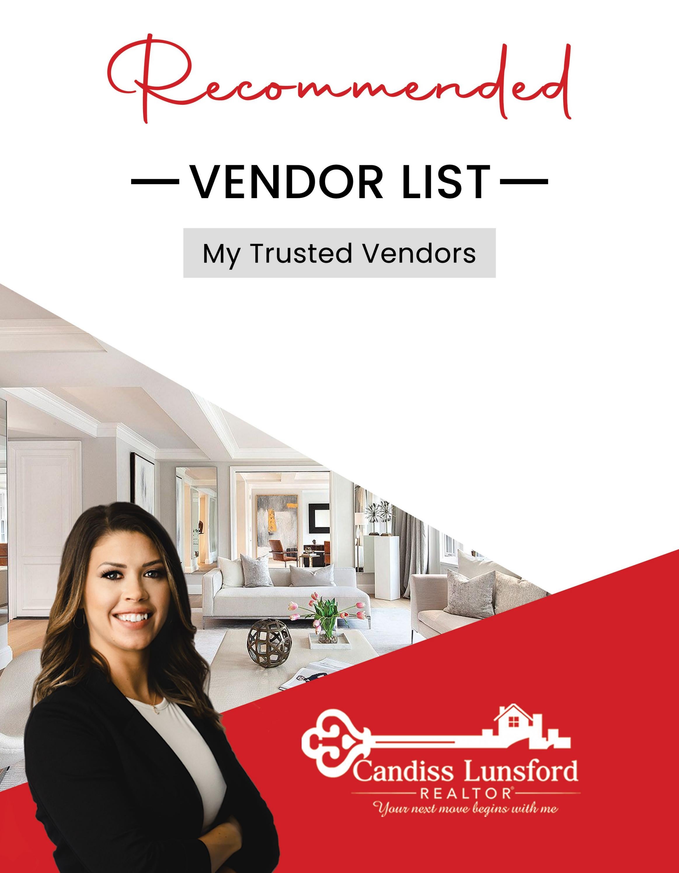 Recommended Vendor List by candissyourrealtor - Issuu