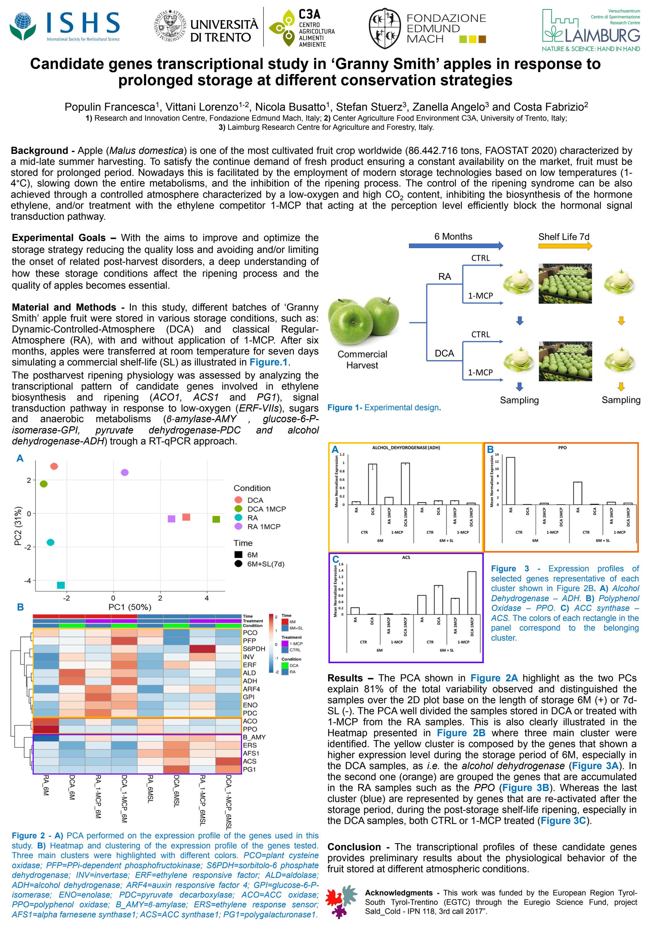Candidate genes transcriptional study in ‘Granny Smith’ apples in ...