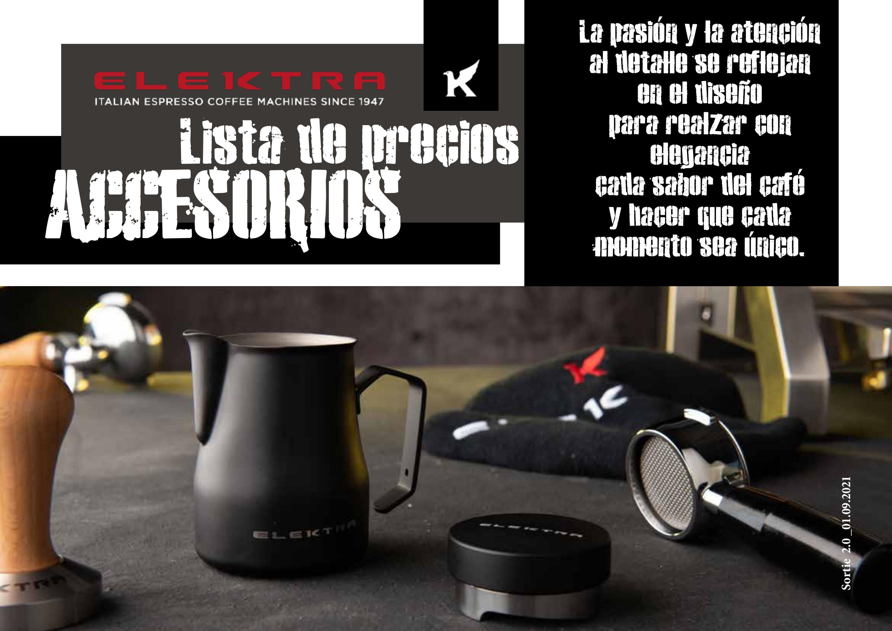 Catálogo accesorios Elektra by Cafeteras exclusivas Lusso&Prodec - Issuu