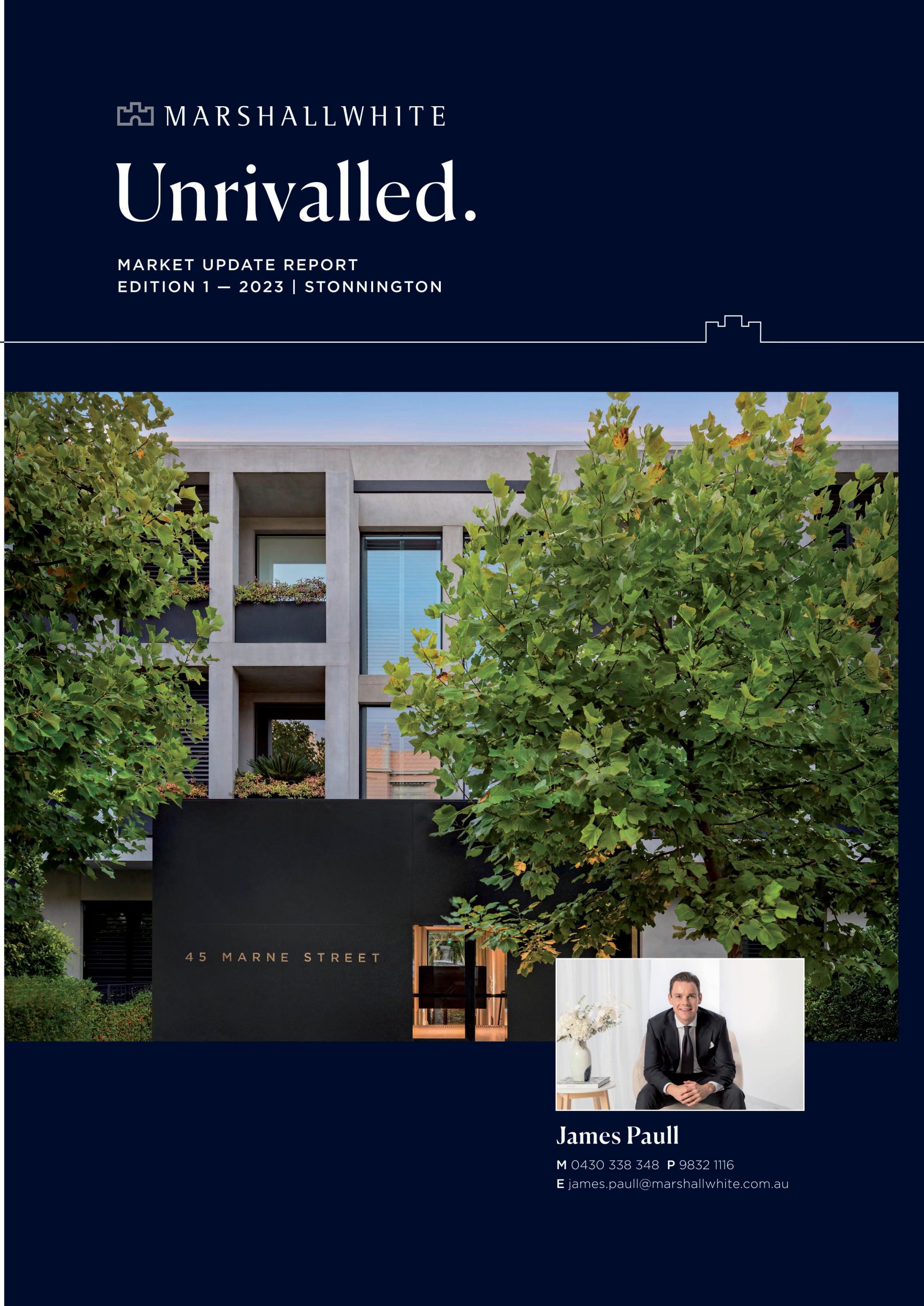 Market Update Report 2023 - Issue 1 - James Paull by Marshall White ...