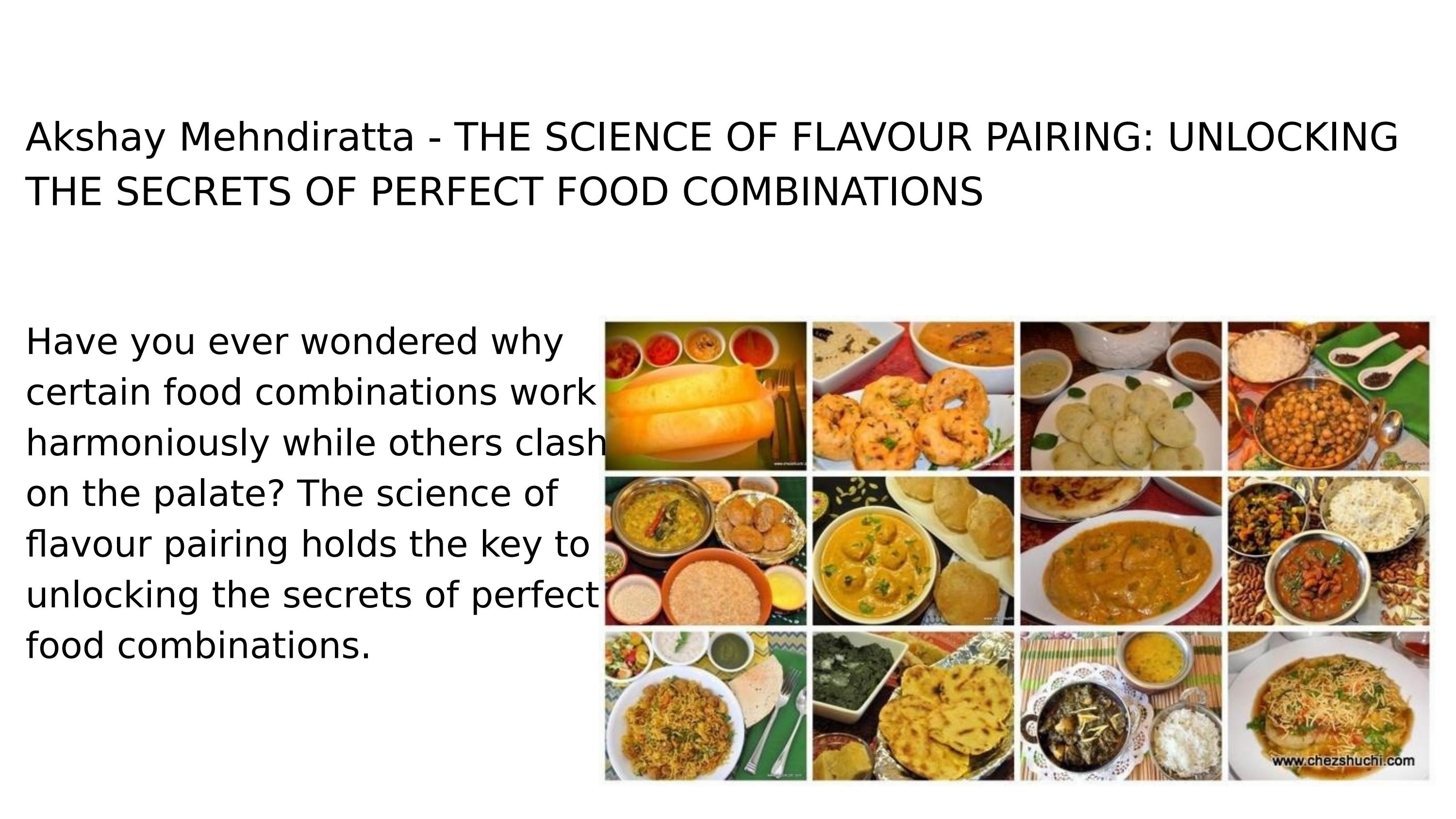 Heterogeneous Examples Food