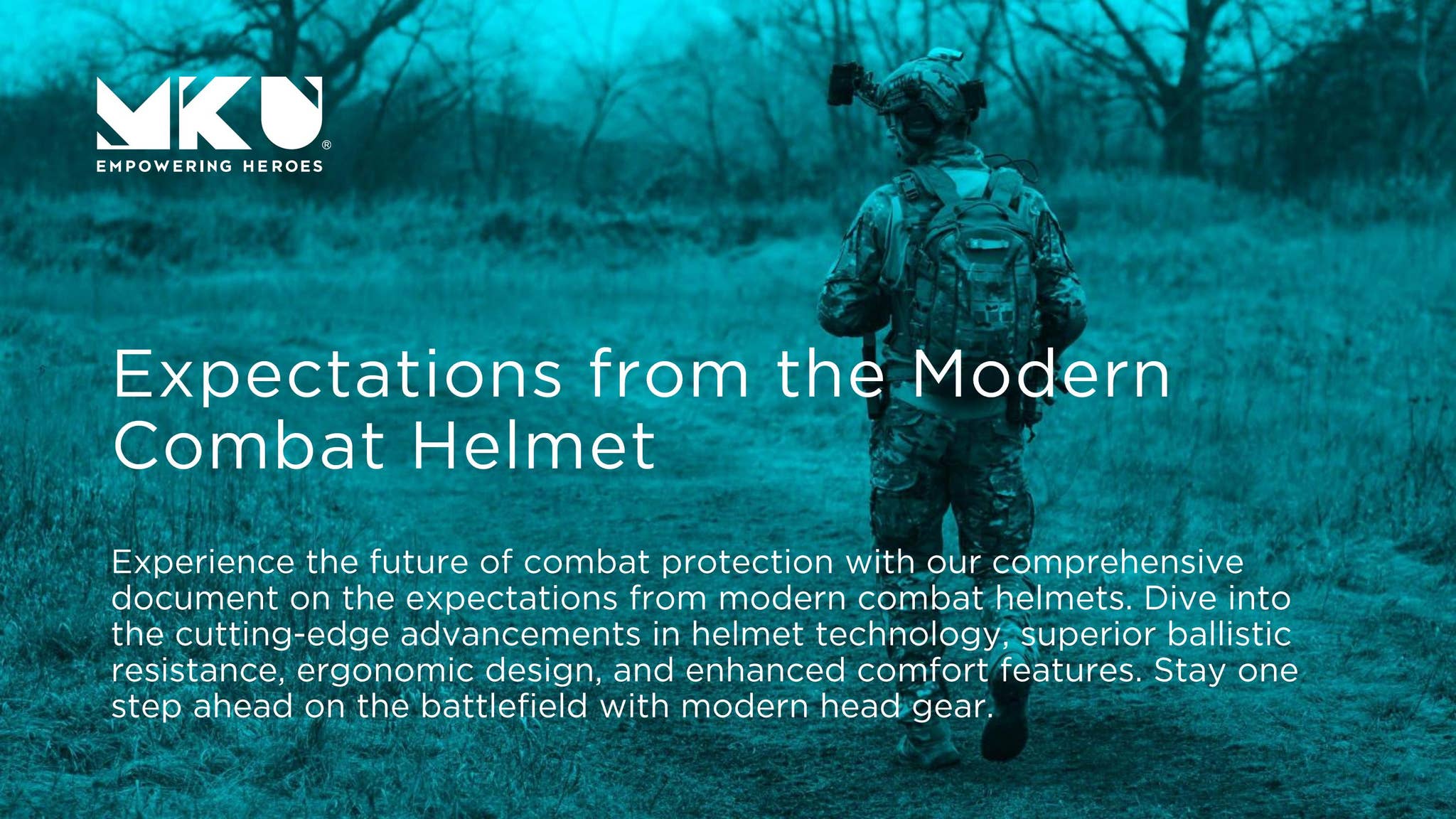 Unveiling the Expectations from Modern Combat Helmets by mkuofficial ...