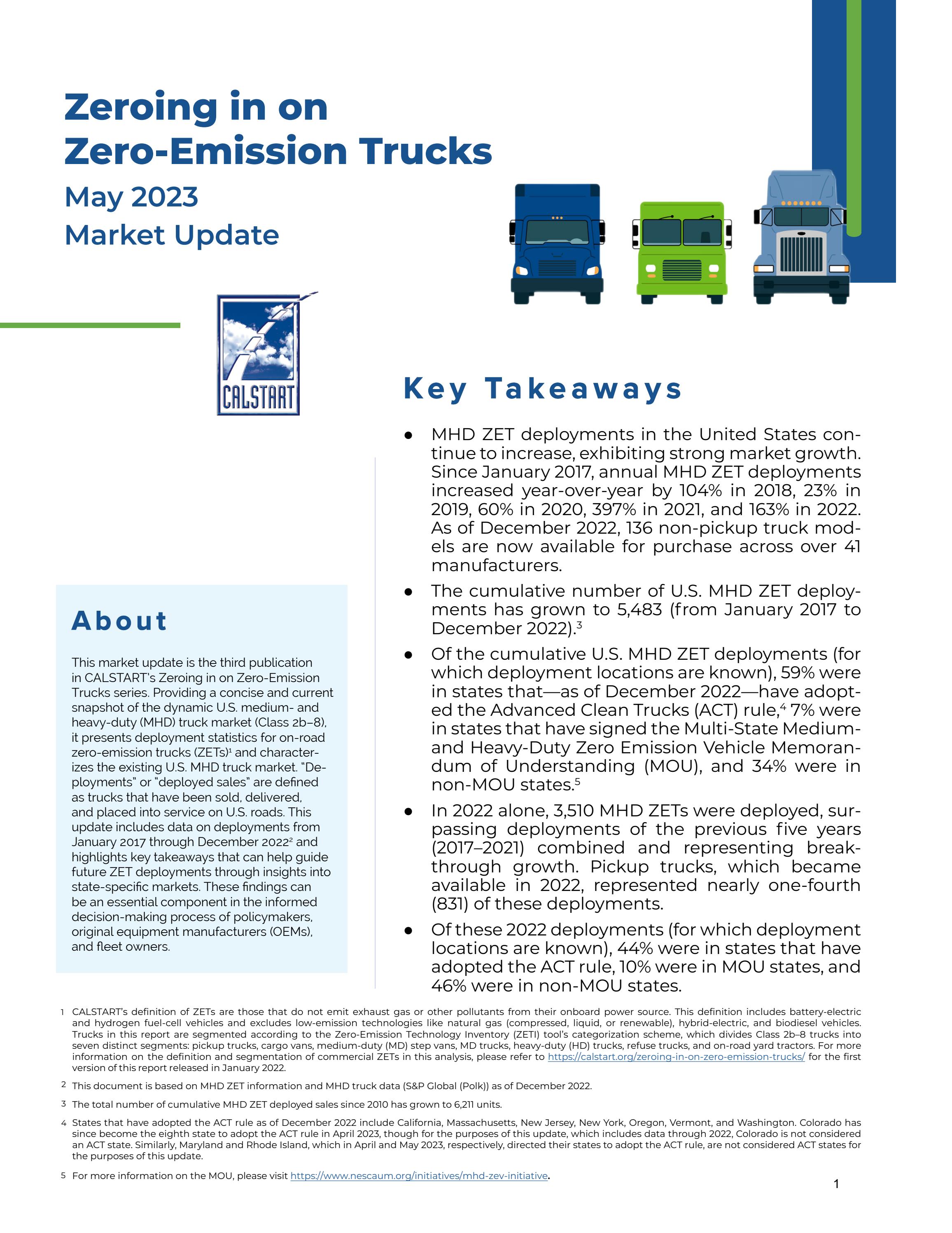 Zeroing in on ZETs by CALSTART - Issuu