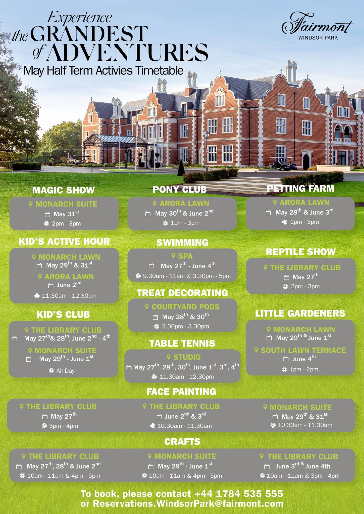 May Half Term Activities by FairmontWP - Issuu
